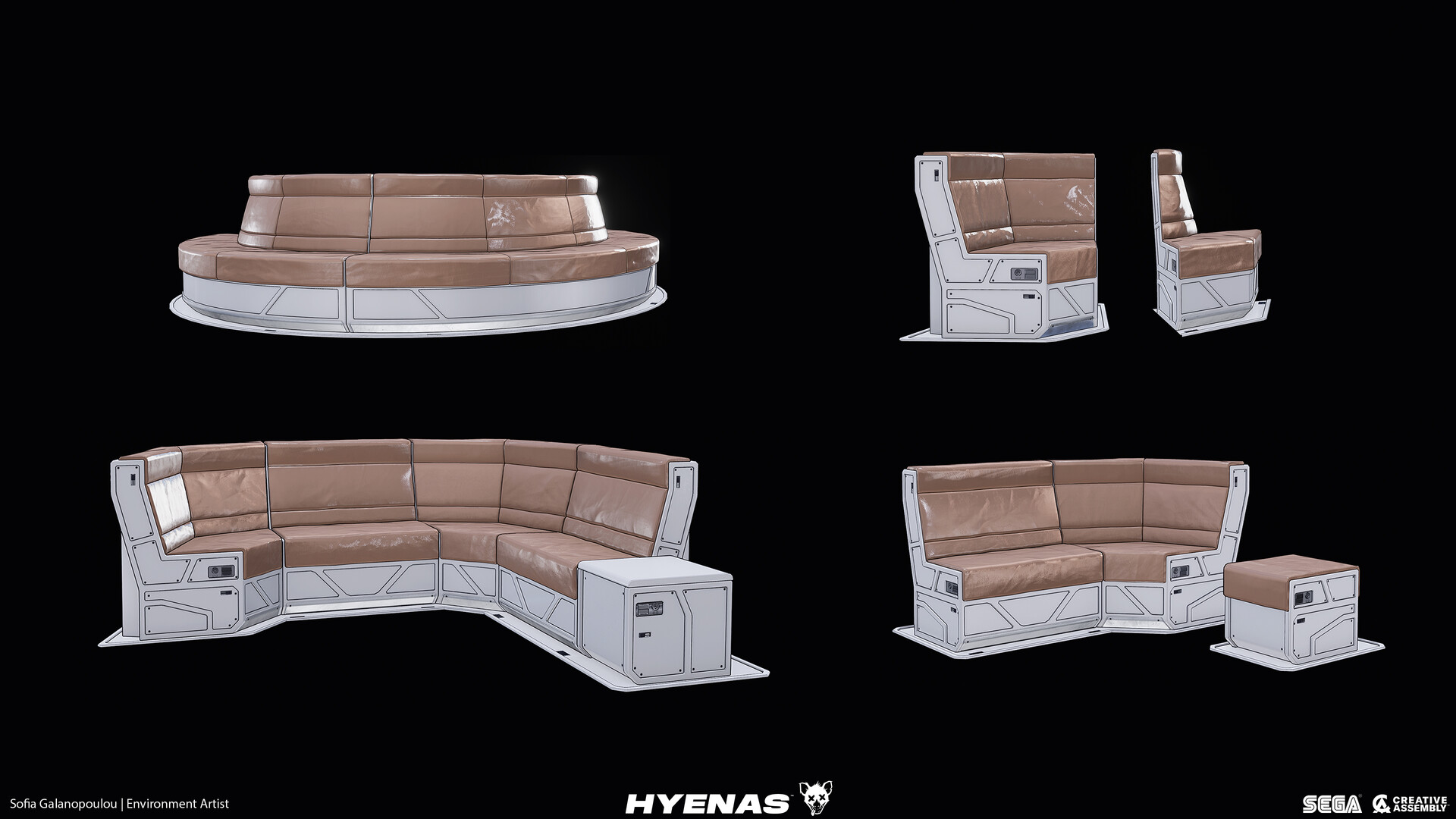 Sofia Galanopoulou - HYENAS: Habitation Kit & Props