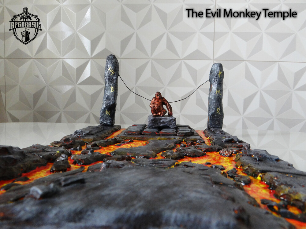 ArtStation - The Evil Monkey Temple