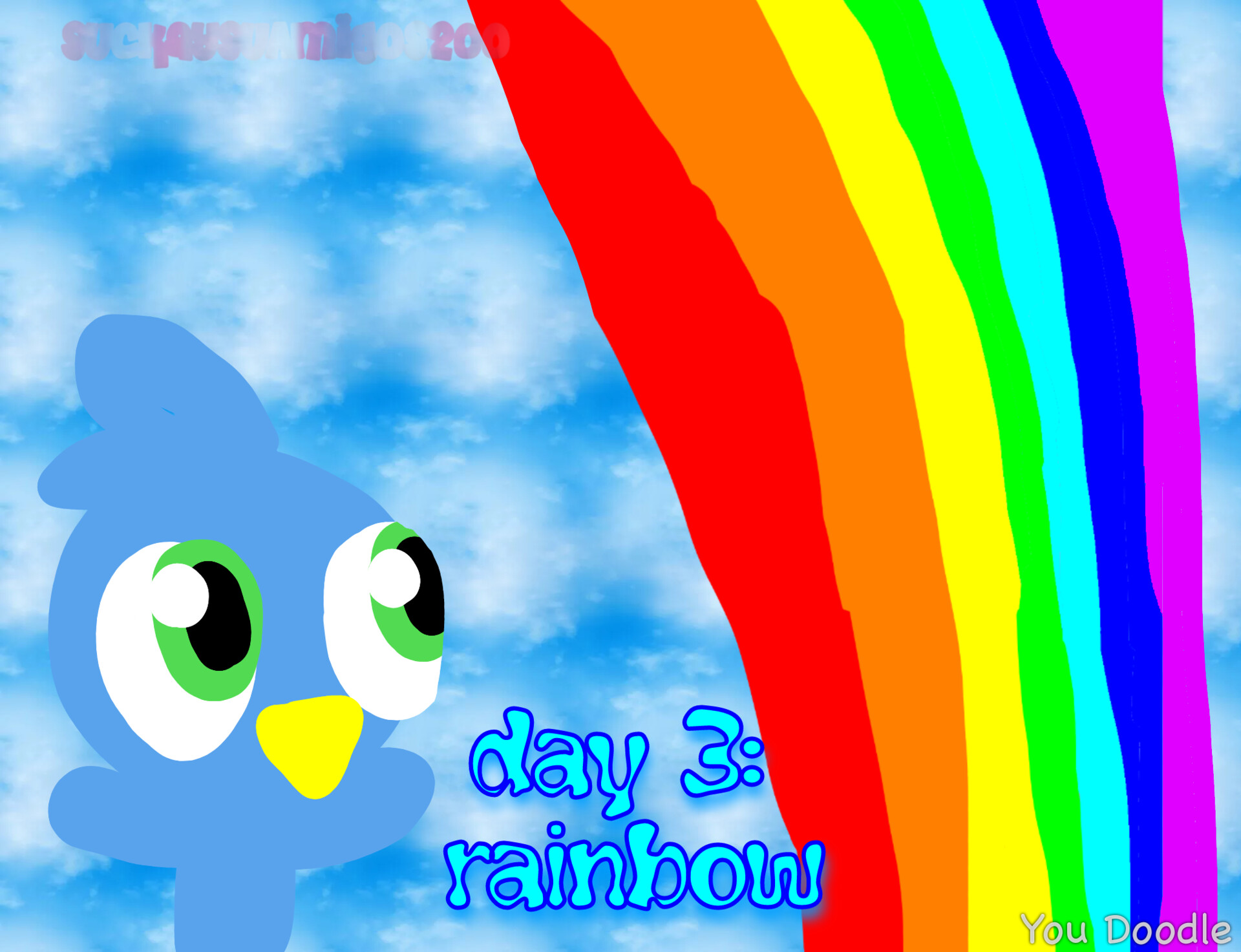 ArtStation - Doodlember Day 3: Rainbow