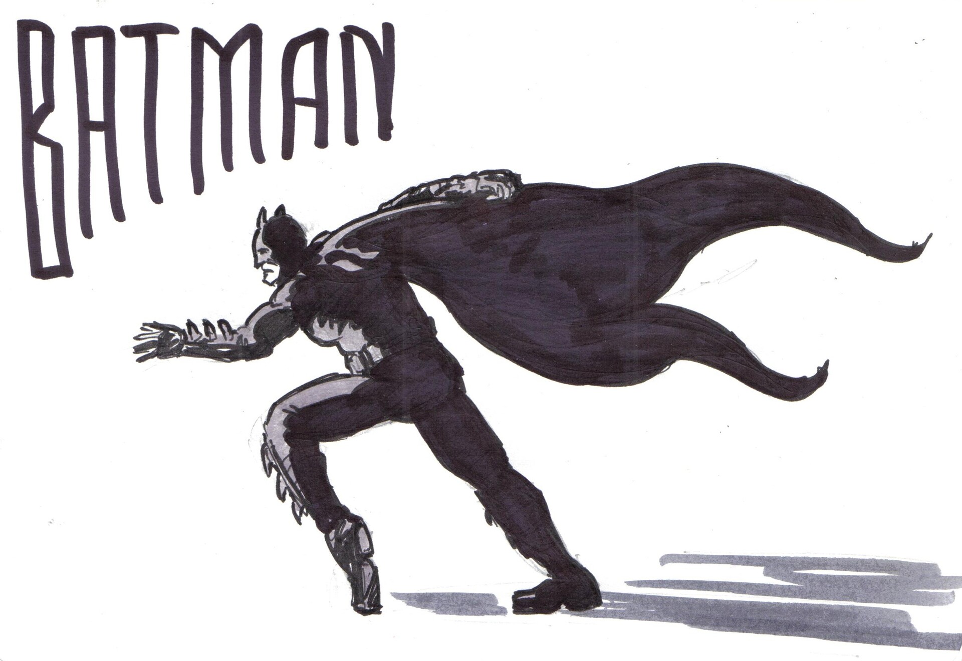 ArtStation - Batman doodle