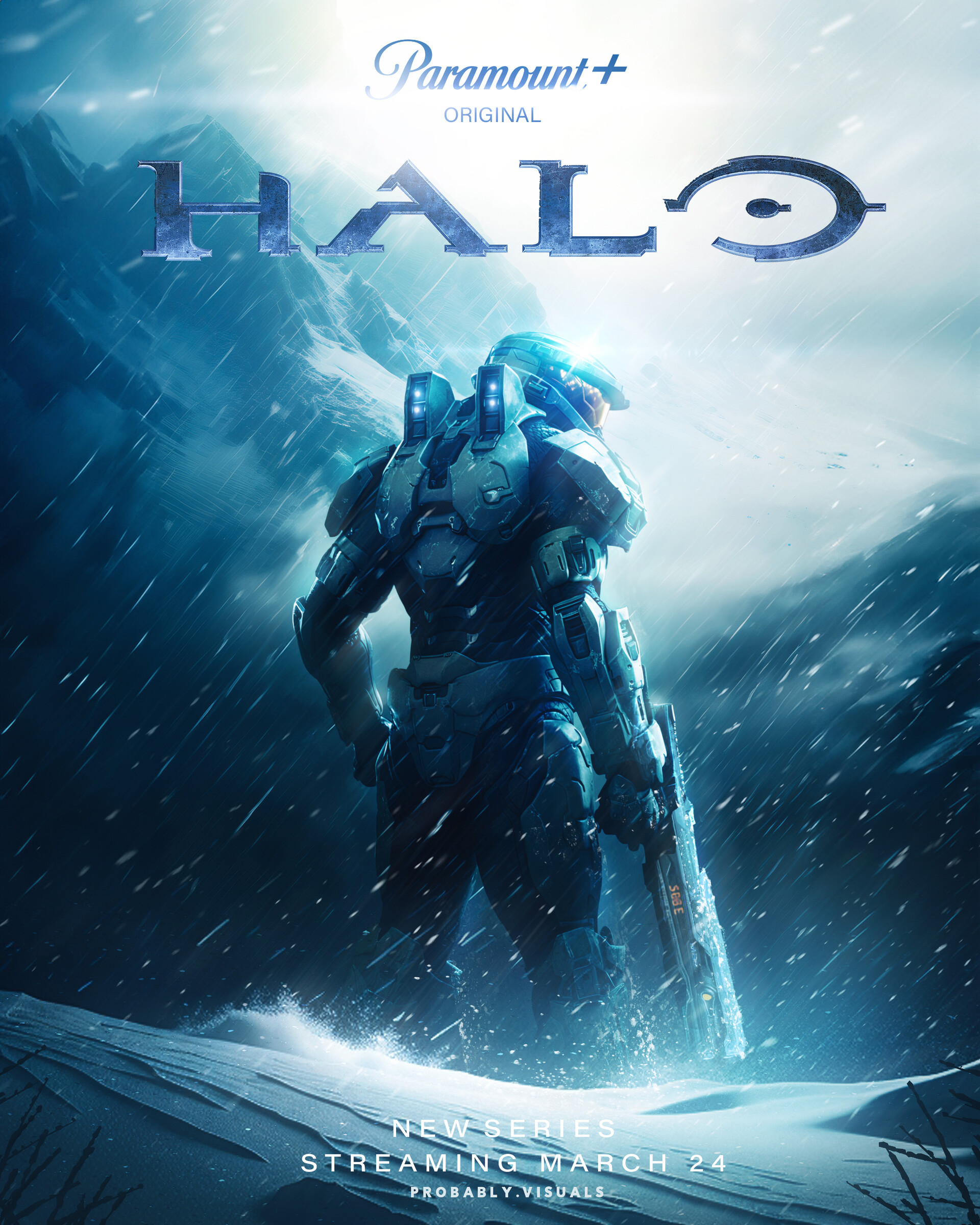 ArtStation - Halo - TV Series Poster Design