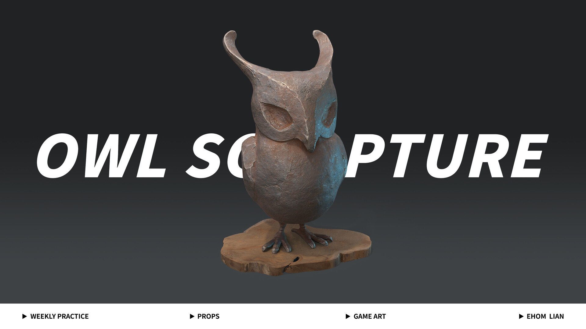 ArtStation - Owl statue