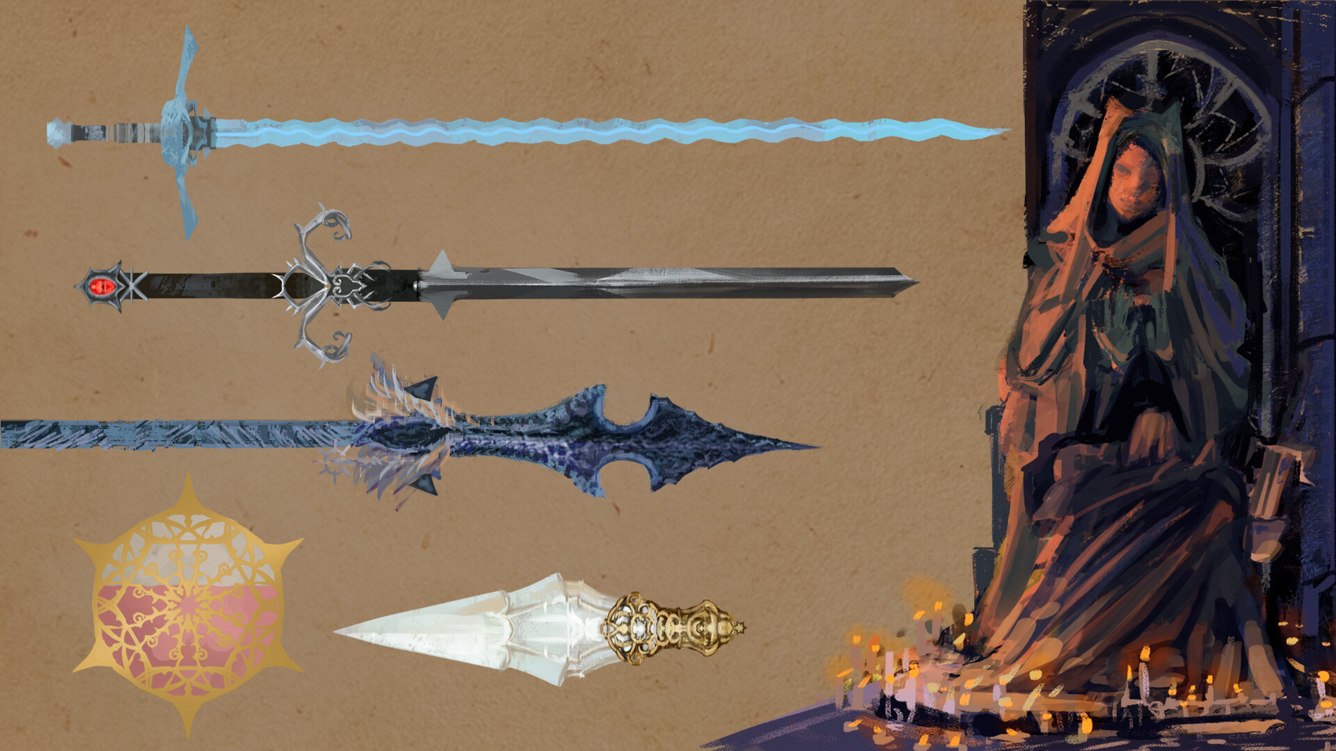 ArtStation - Props for Faith healer