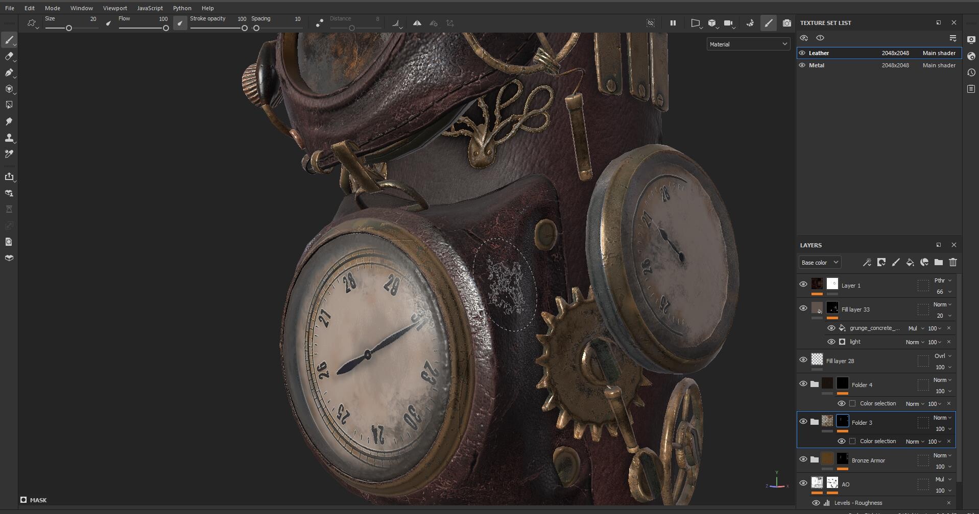 Head Hoppers Studios - Steampunk Wrist Gadget (Realtime/Game-Ready Model)