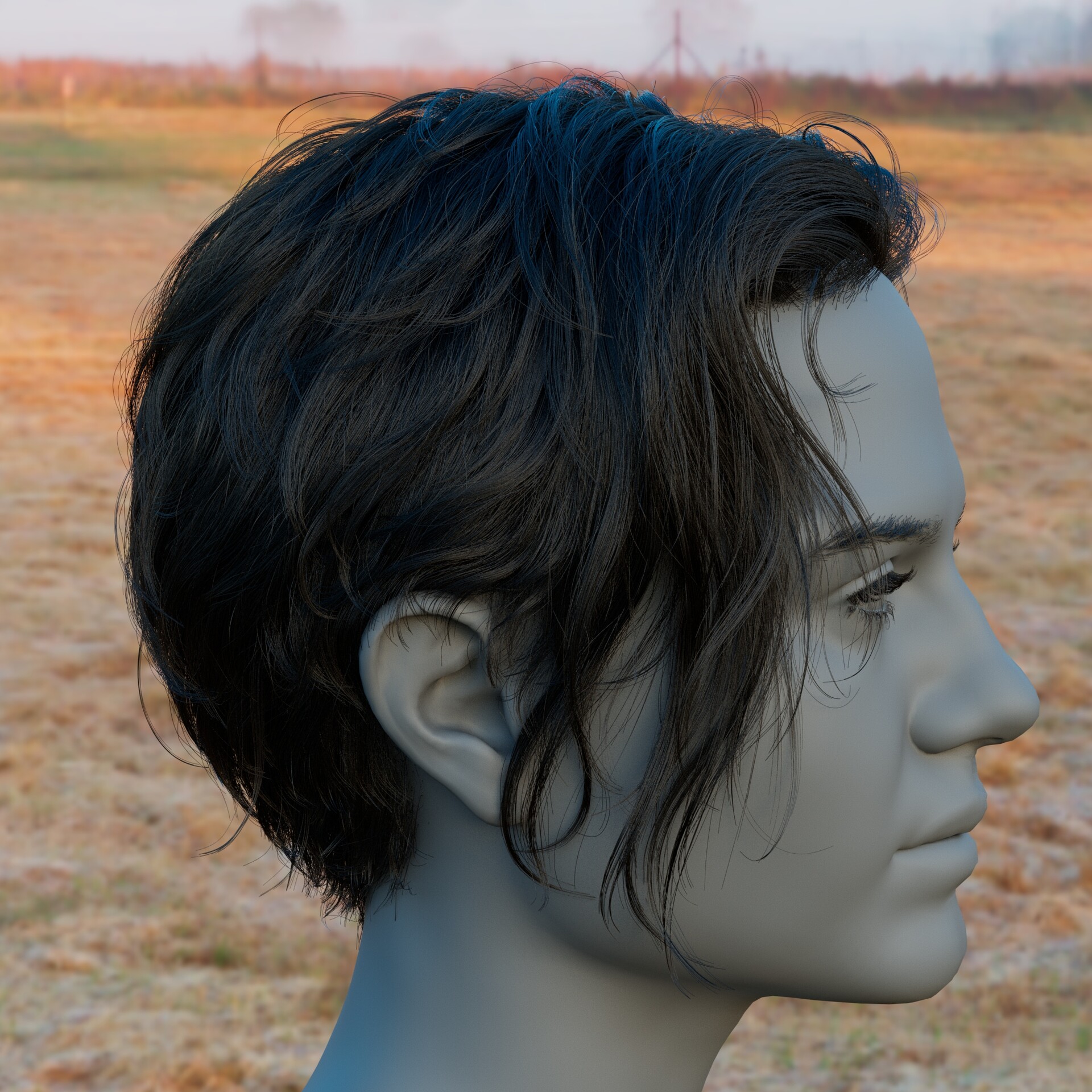 ArtStation - xgen头发