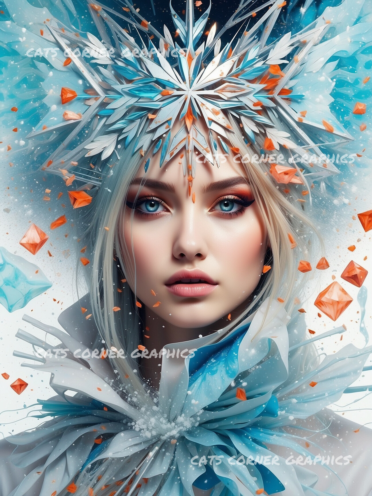 ArtStation - Snowflake Queen