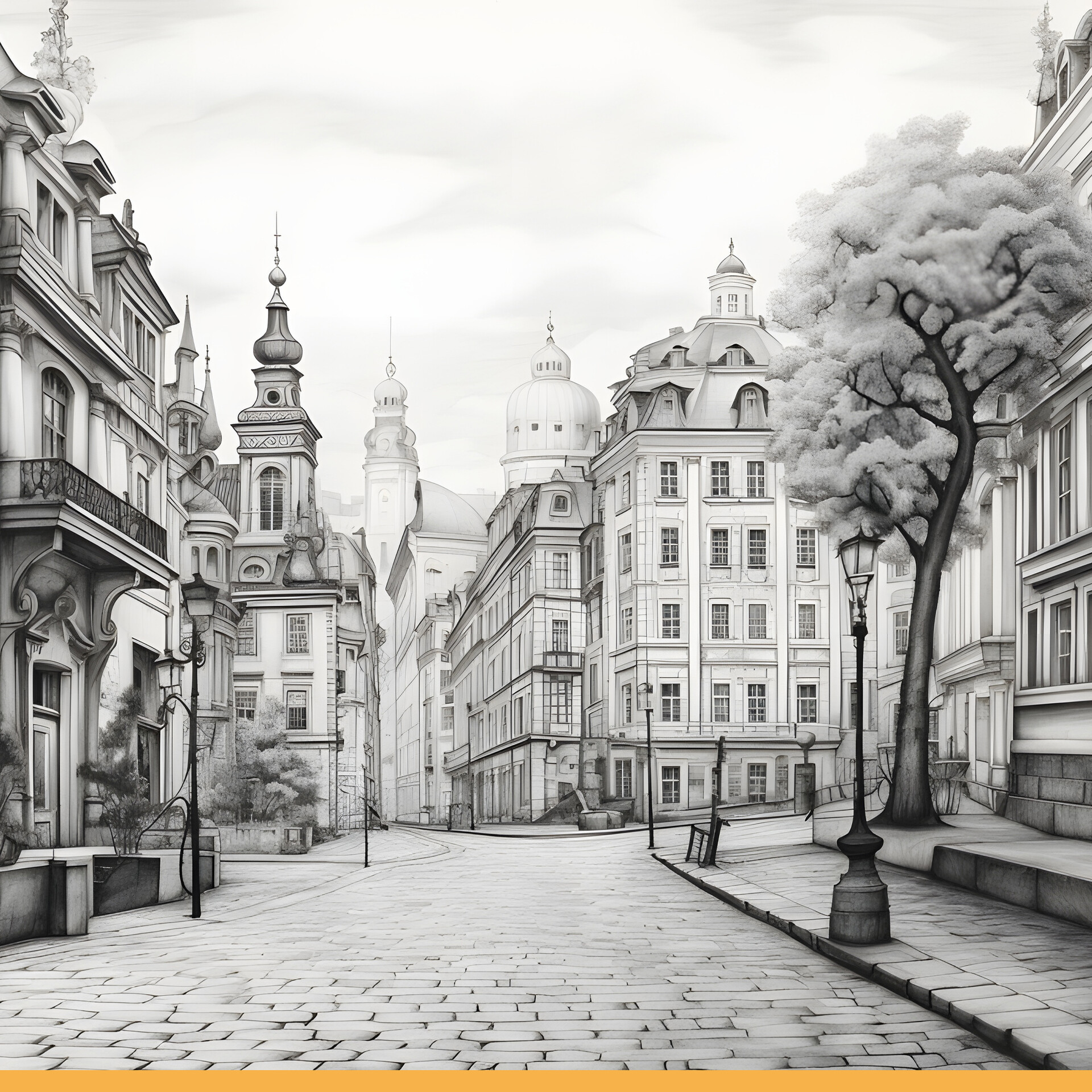 ArtStation - 303 European City Sketch