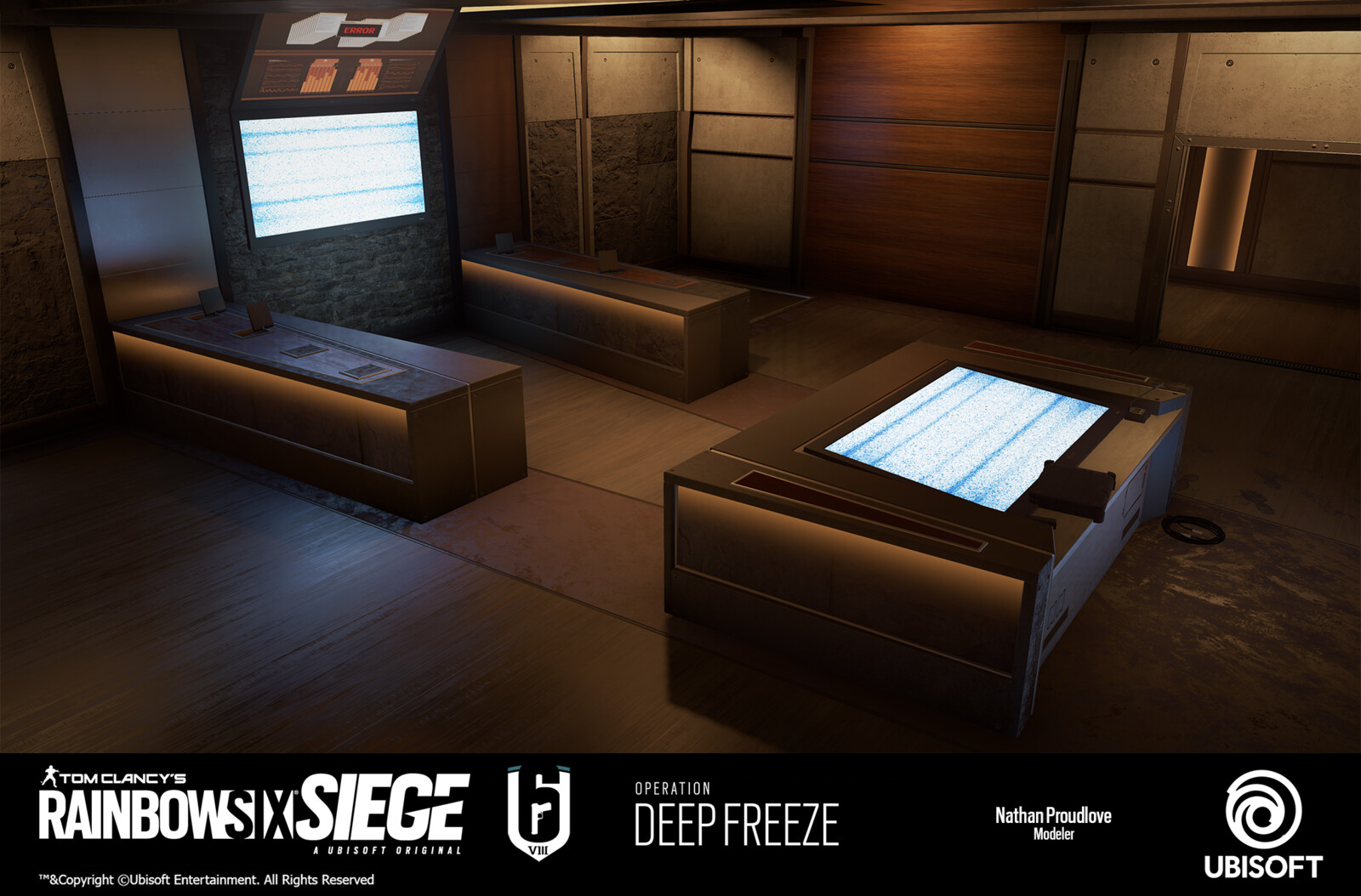 Nathan Proudlove - 3D Modeling work on R6 Siege, Year 8, Season 4, Deep ...