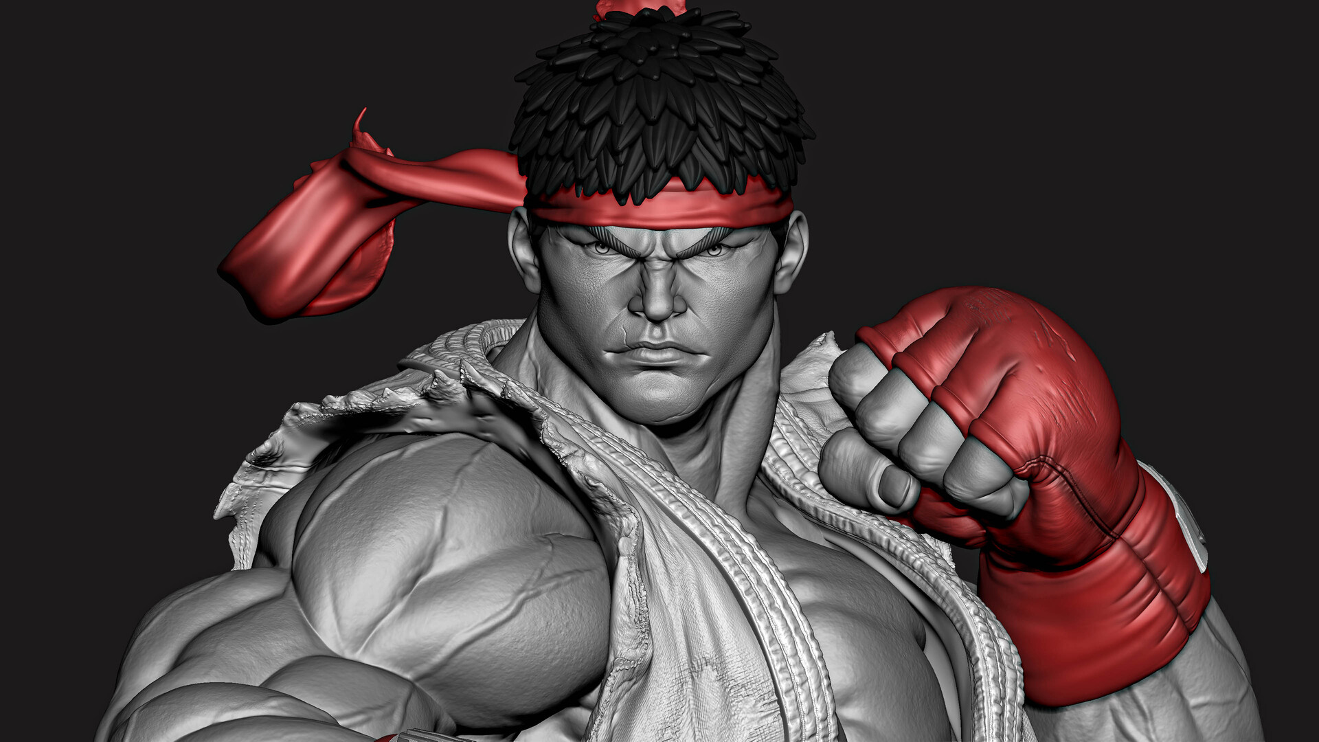 ArtStation - Ryu street fighter fan art