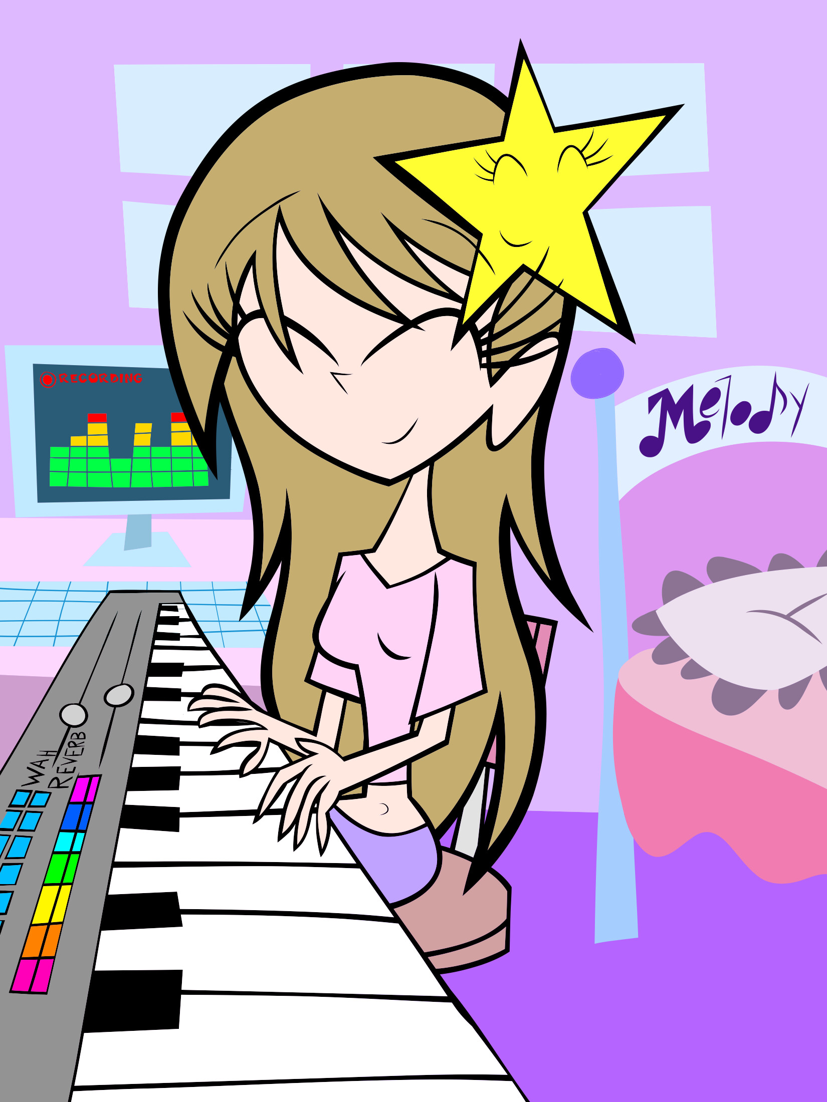 ArtStation - Melody playing a melody