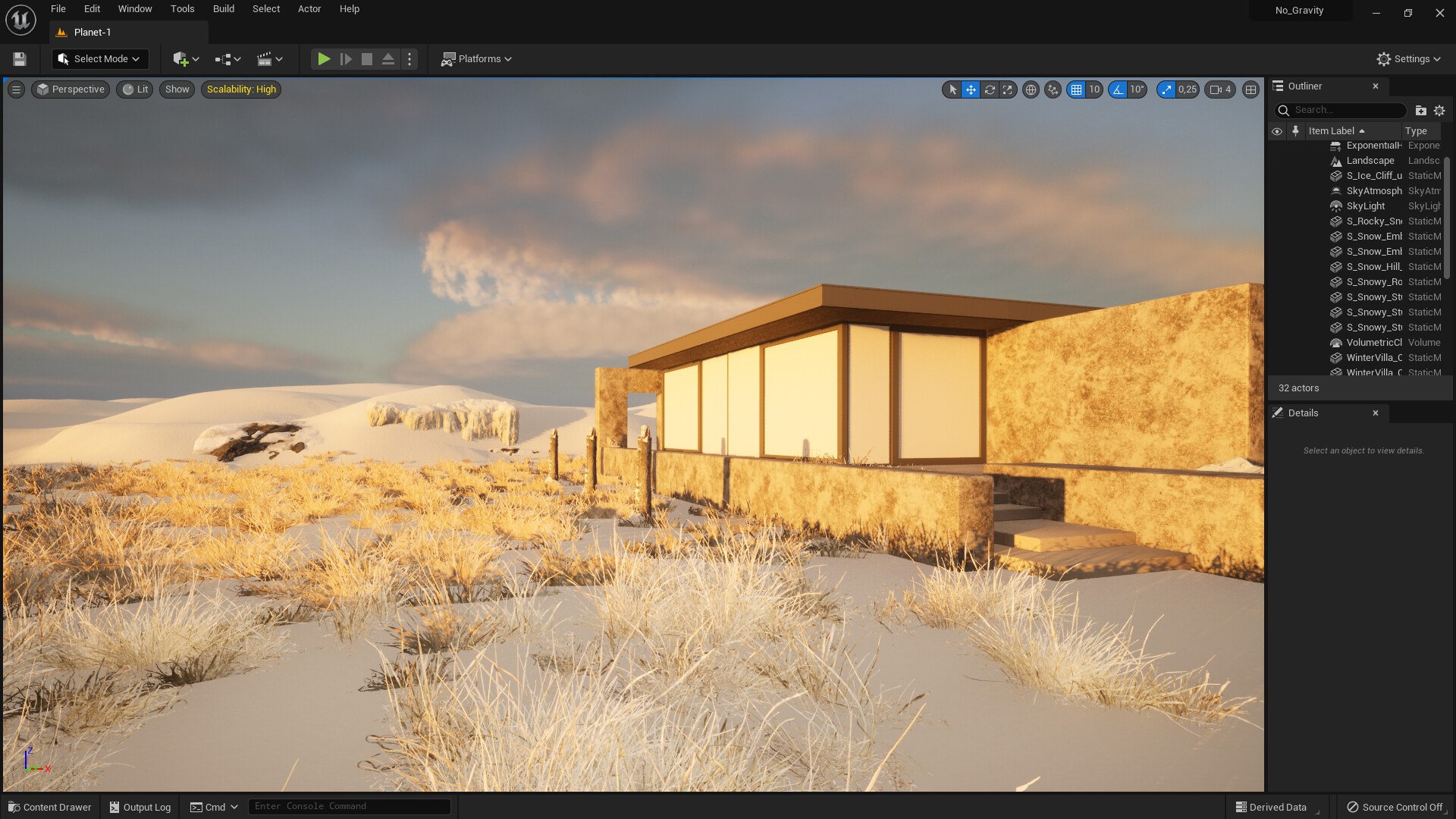 ArtStation - Winter Arch -Unreal Engine
