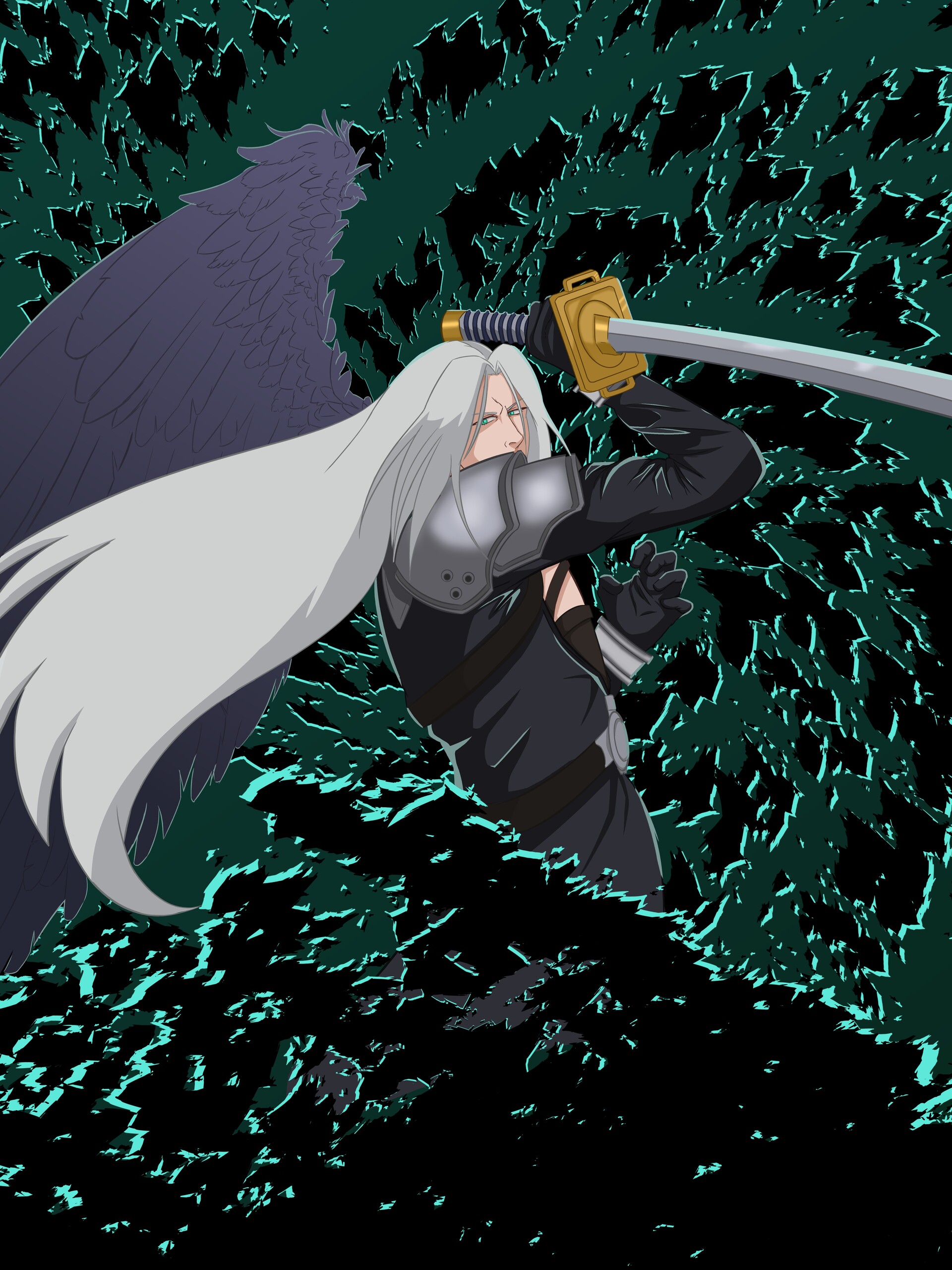 ArtStation - One Winged Angel