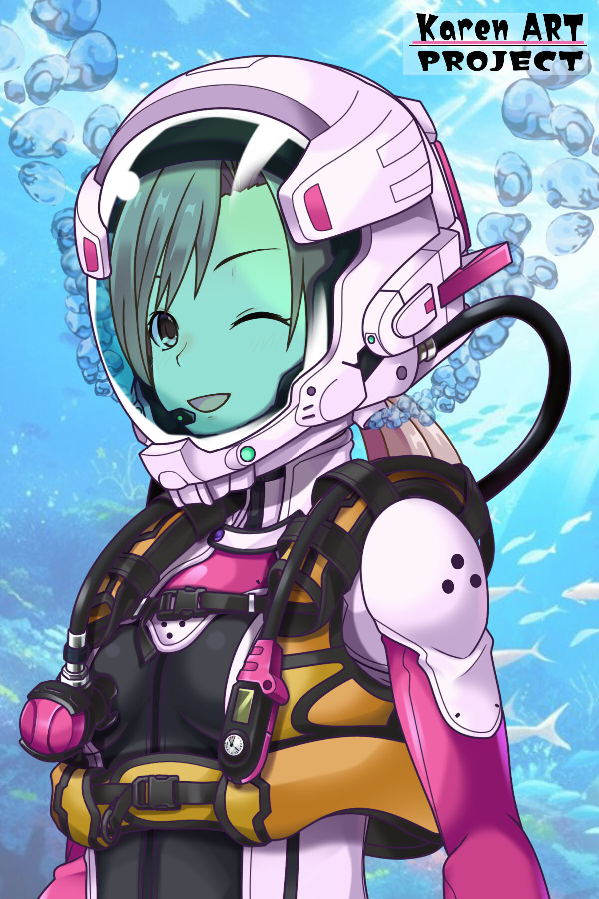 ArtStation - Futuristic diving equipment