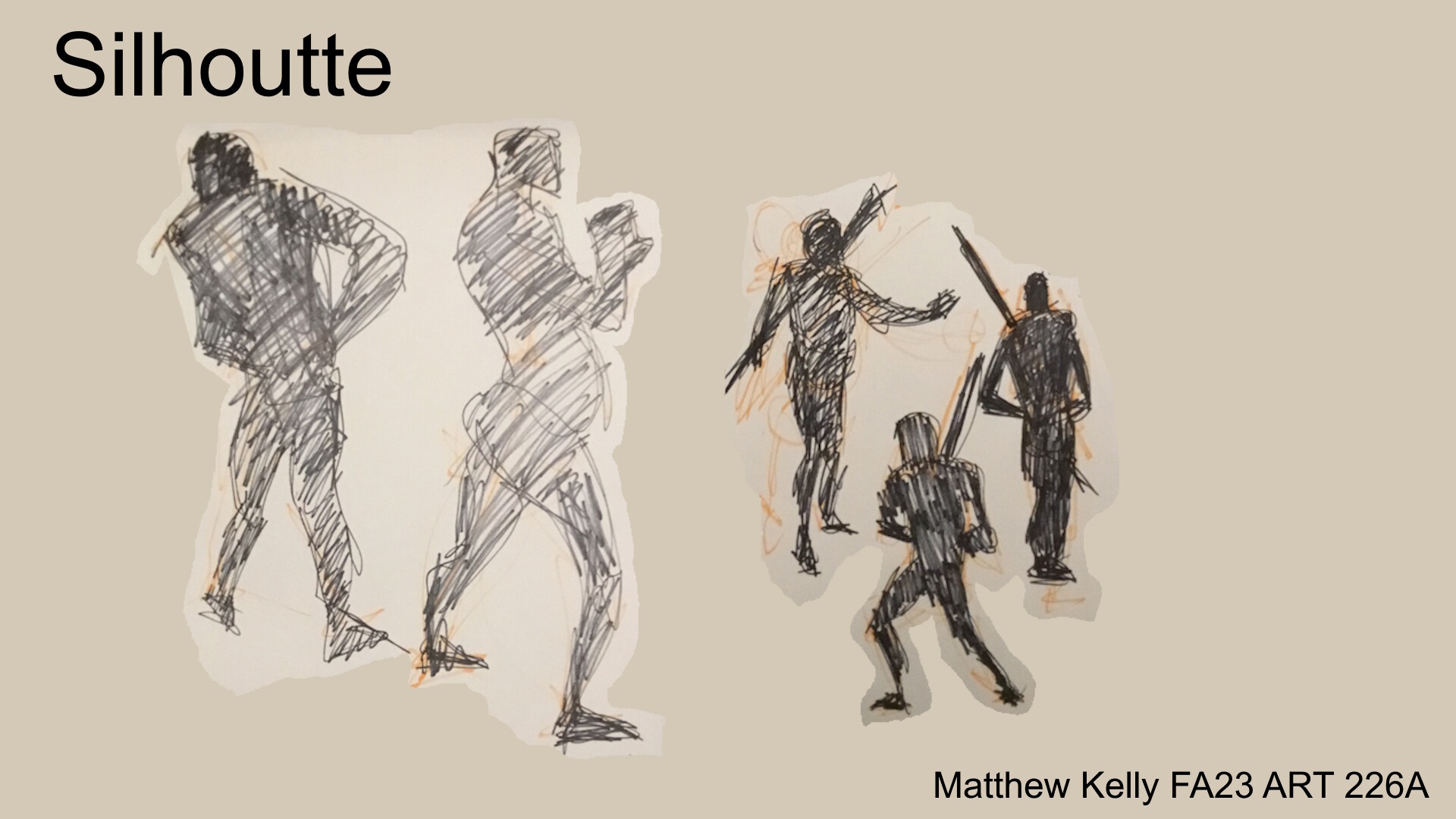 ArtStation - Silhouette Art and Space Art Gesture Drawings