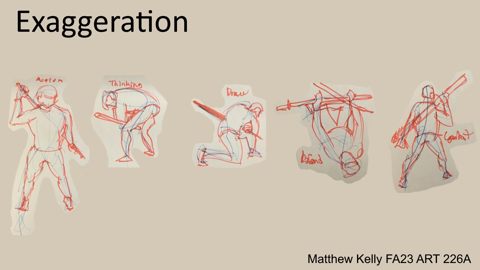 ArtStation - Exaggeration Art and Exploration Art Gesture Drawings