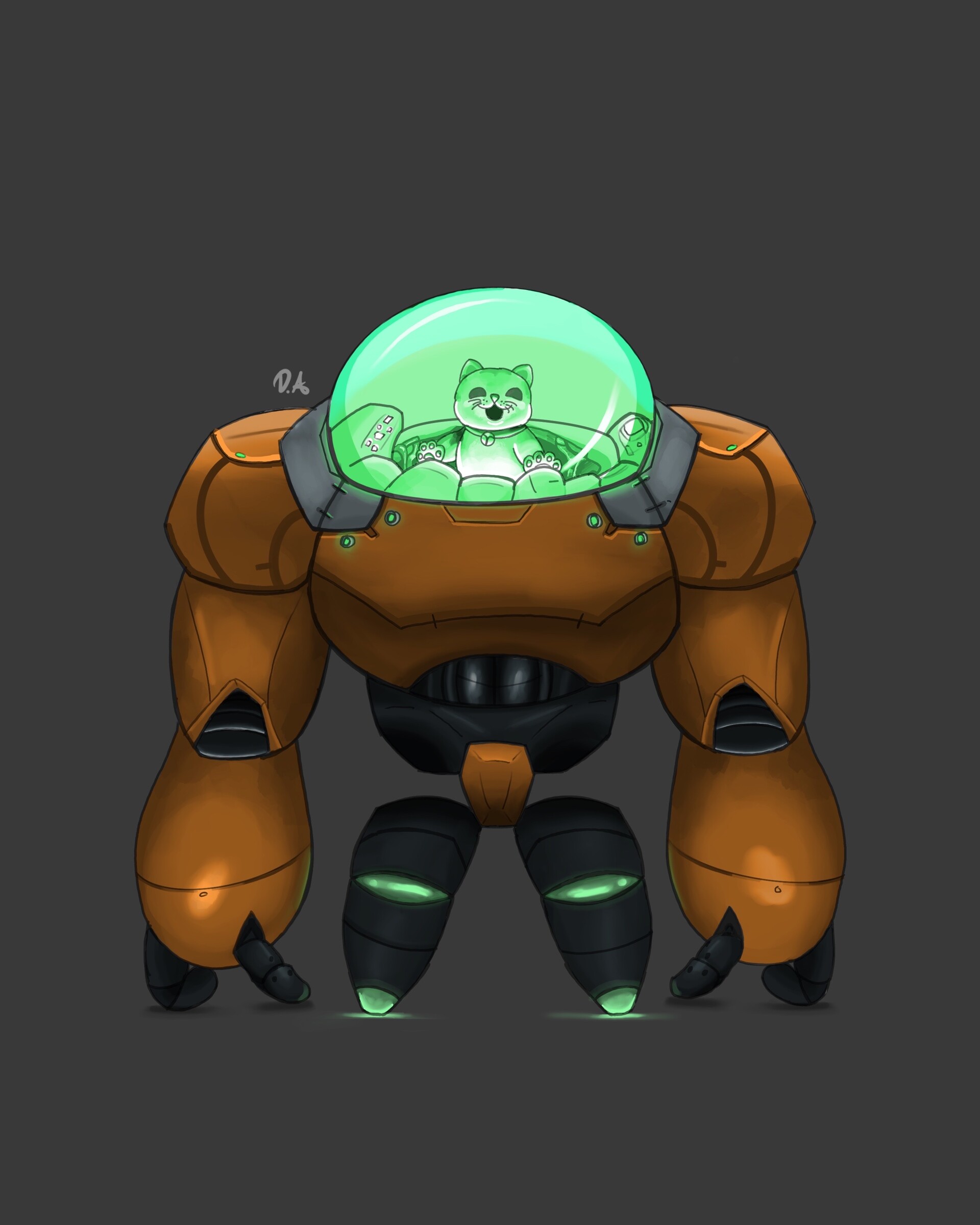 ArtStation - Gerard the mech pilot