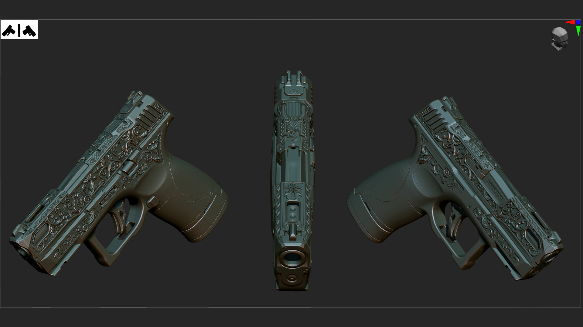 ArtStation - Hard surface pattern practice