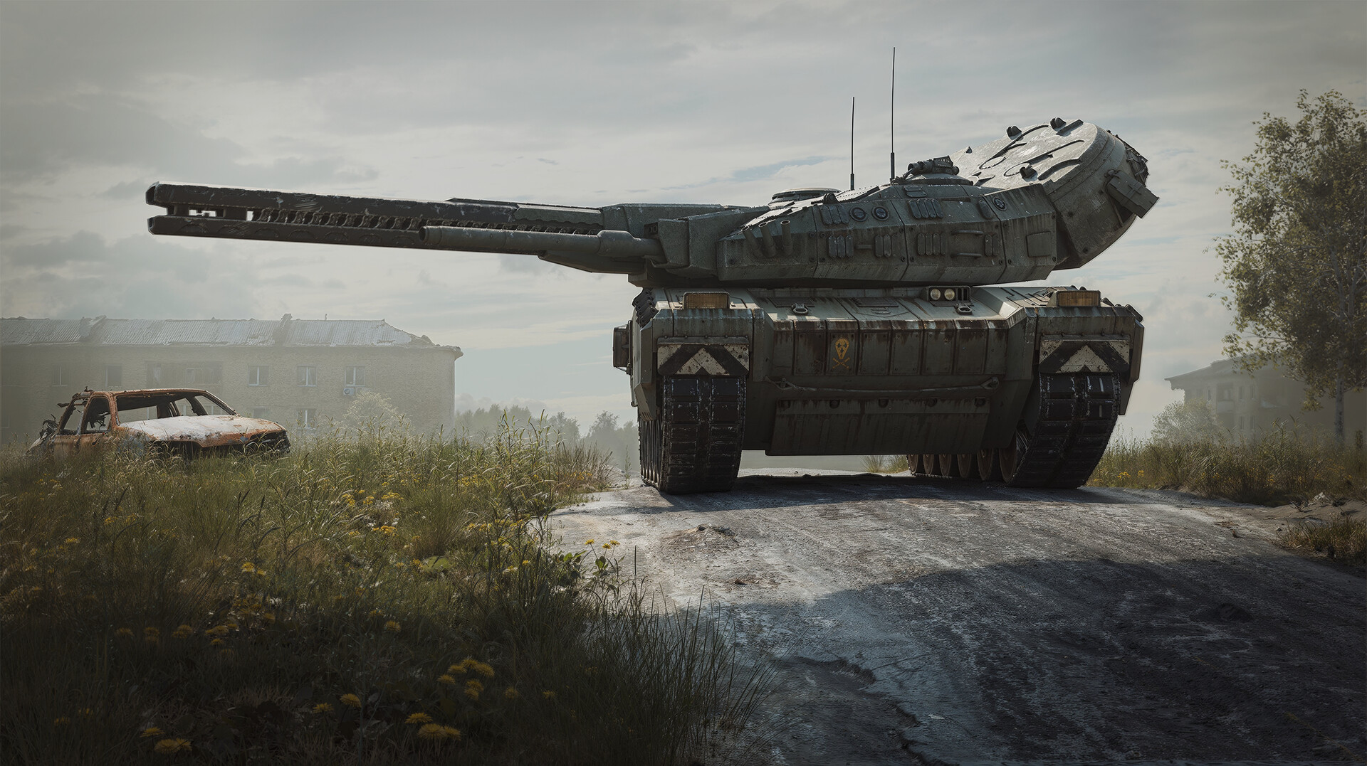 ArtStation - Railgun Tank Concept