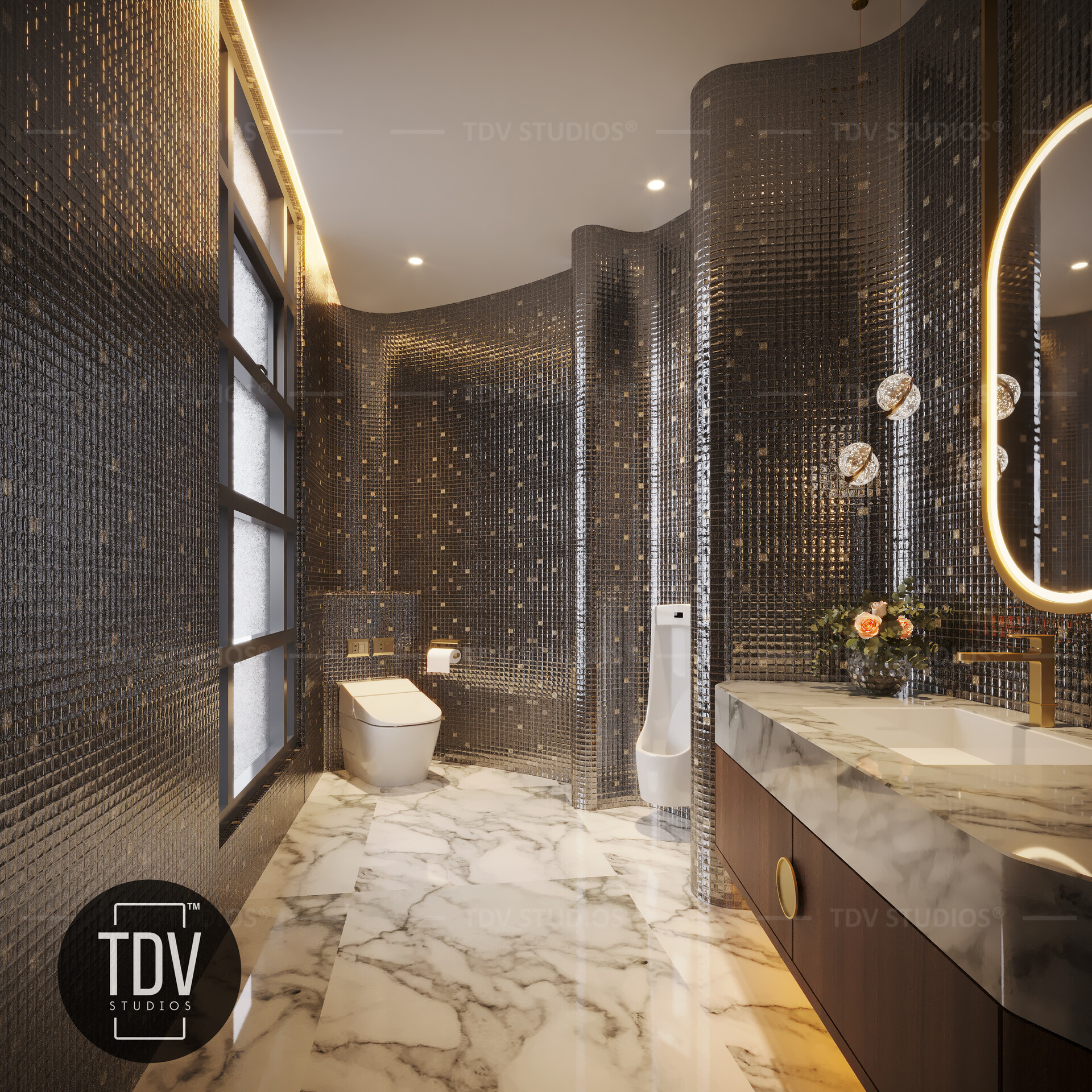ArtStation - 3D Washroom Design