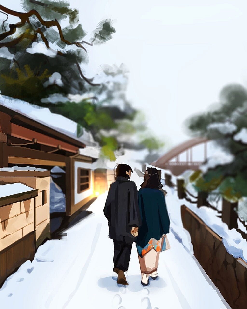 ArtStation - winter scene