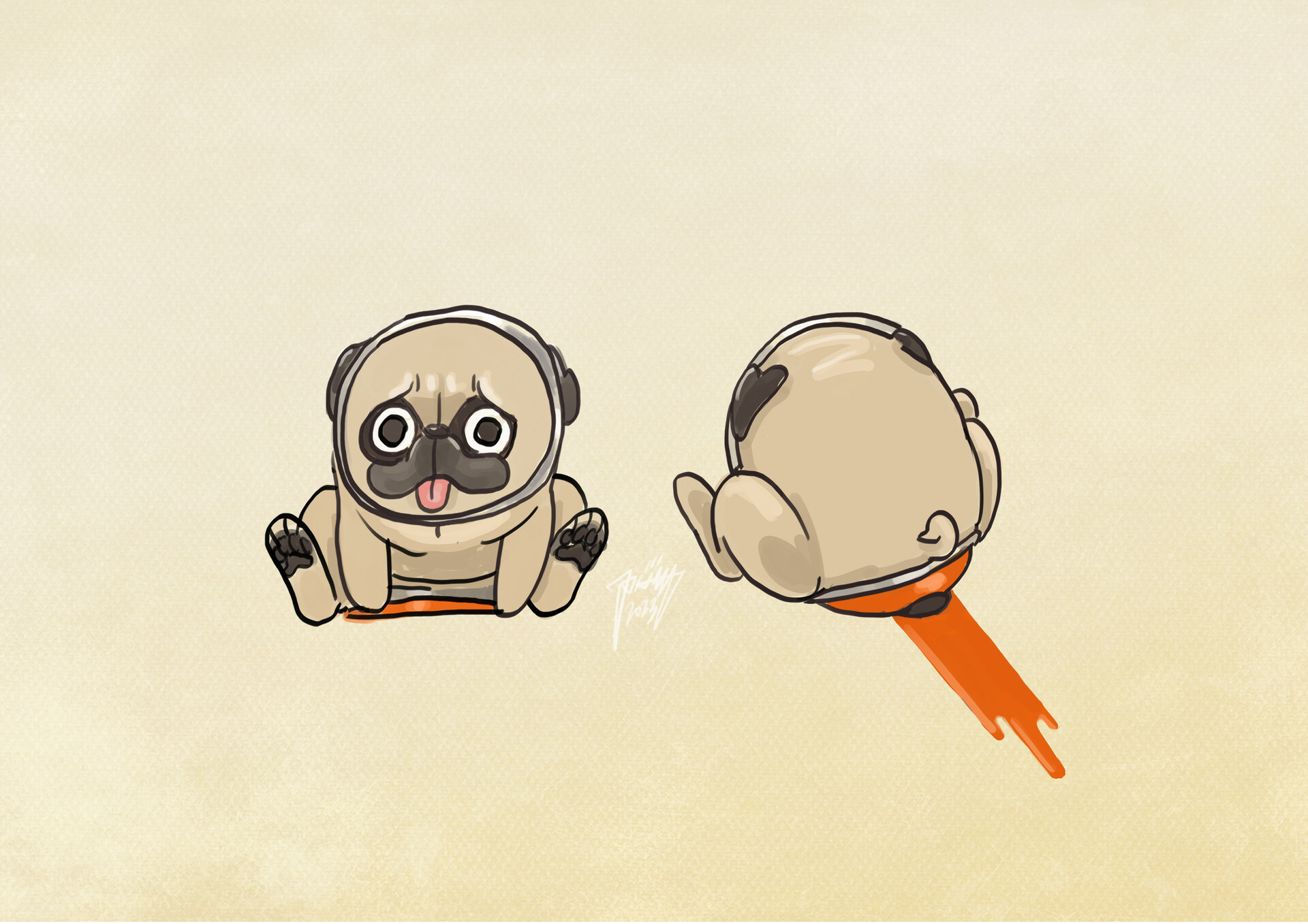 Johnny Sheep - Spray Can Pug - Frank