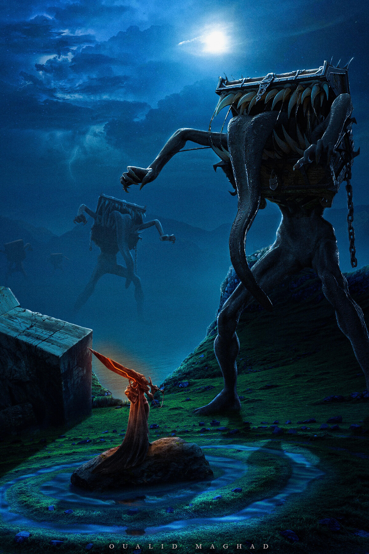 ArtStation - The Giants attack