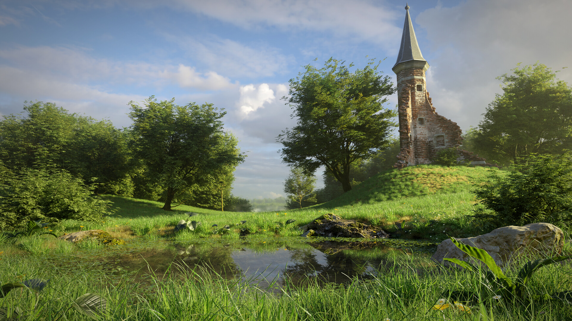 ArtStation - Ruine Landscape