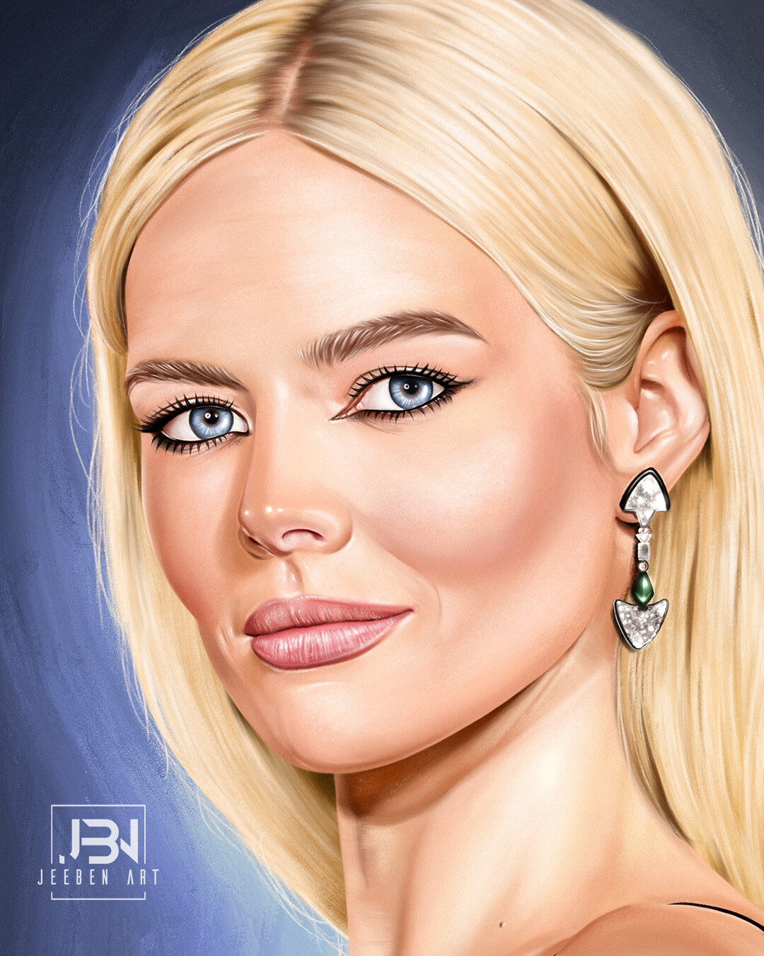 Jeeben Art Samara Weaving Portrait