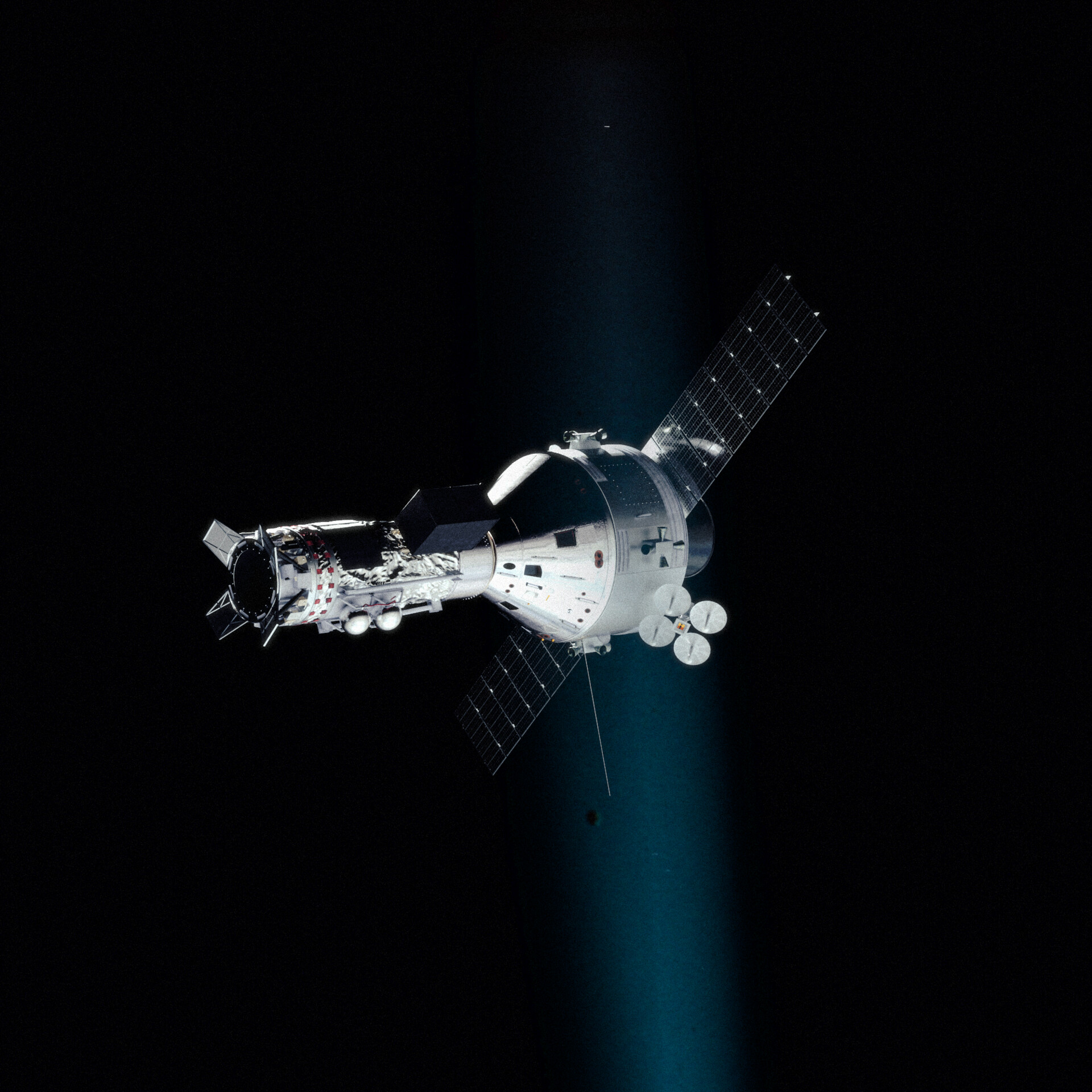 Apollo Spacecraft Docking Process Lunar Module Space Foundation