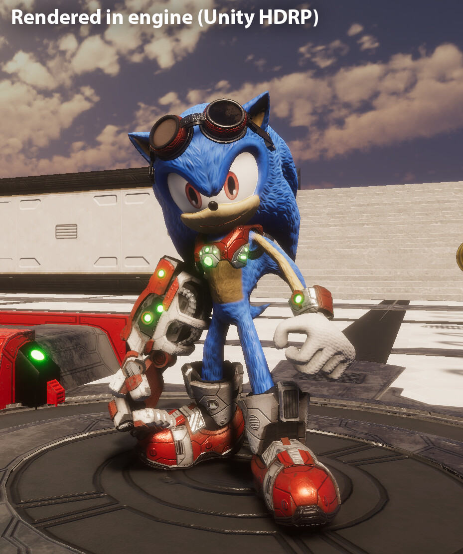 ArtStation - Futuristic Steampunk Sonic