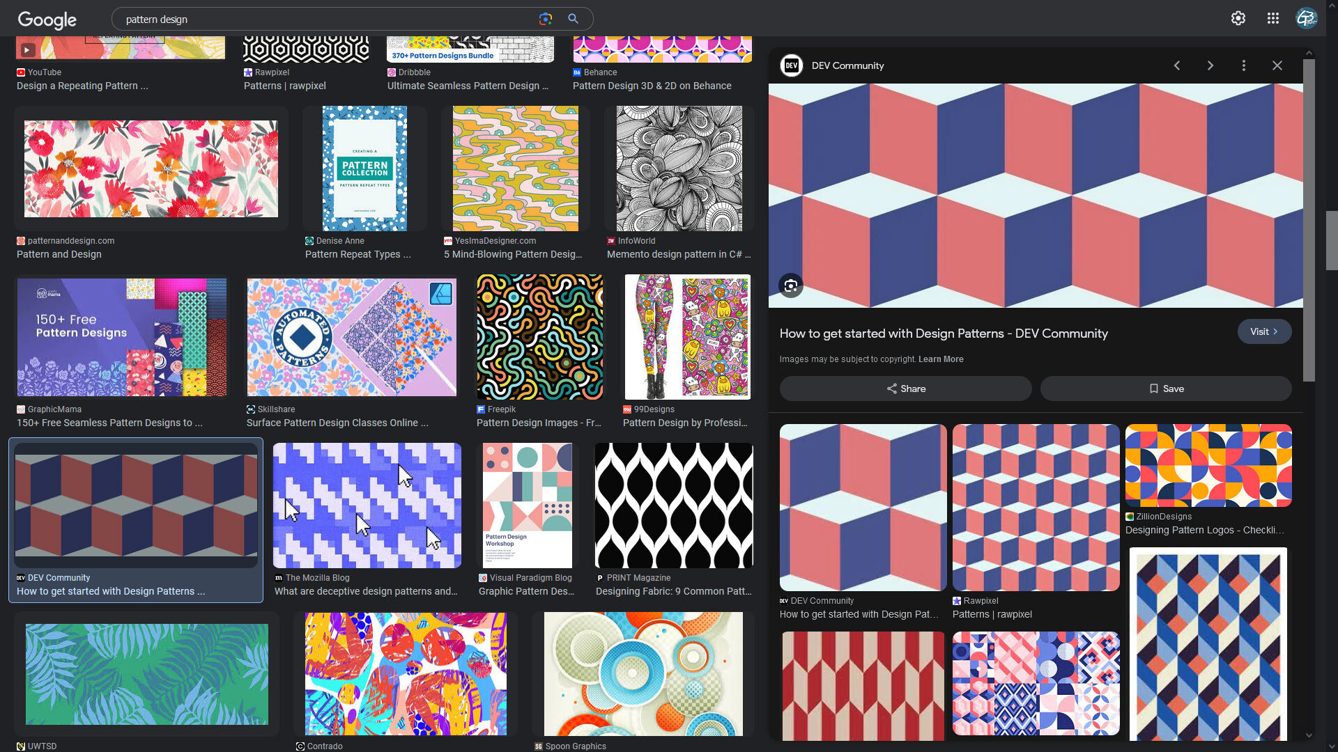 Grzegorz Baran - Pattern Design - Tricolor Boxes