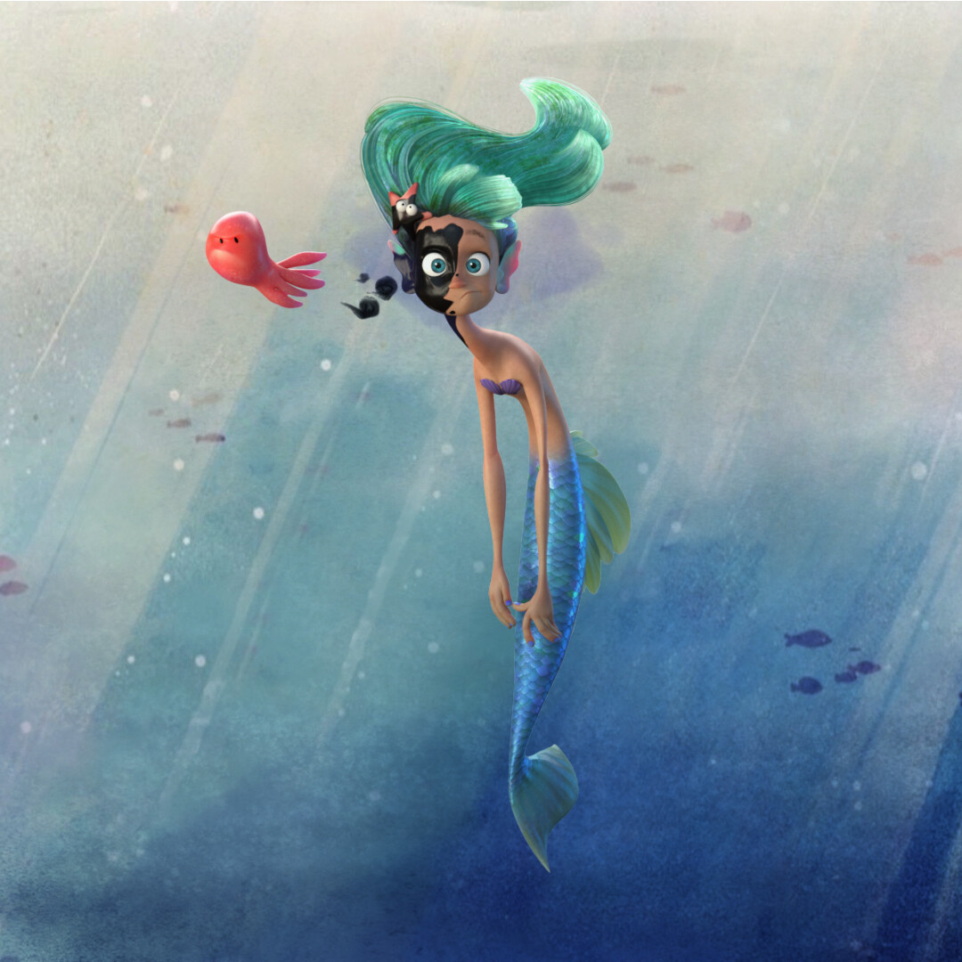 Angela Smaldone - Mermaid study by Peter T. Brockhammer