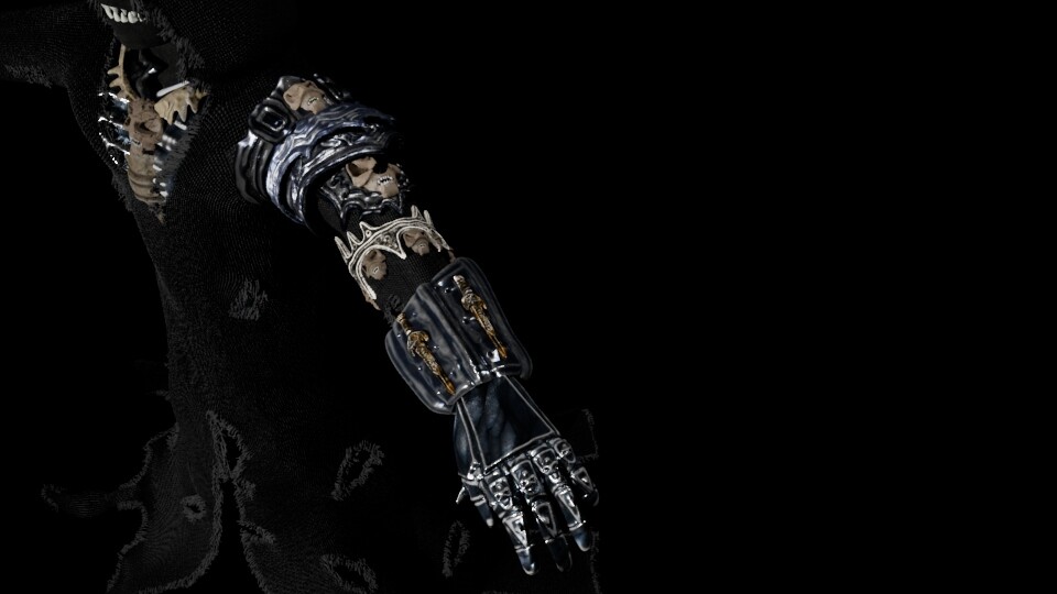 ArtStation - Ragnars left arm armor