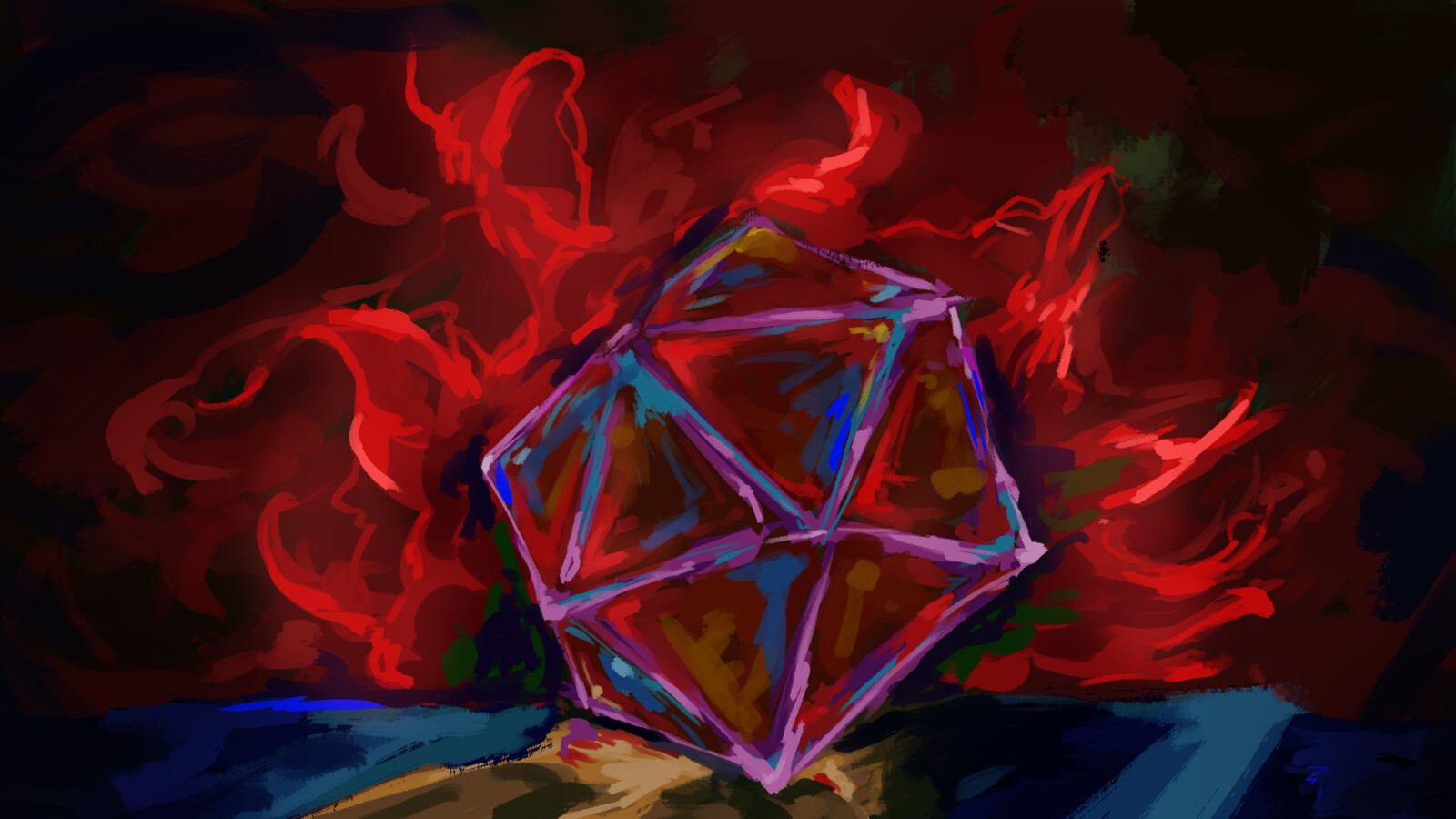 Vaclav Sourek - DnD dice color study