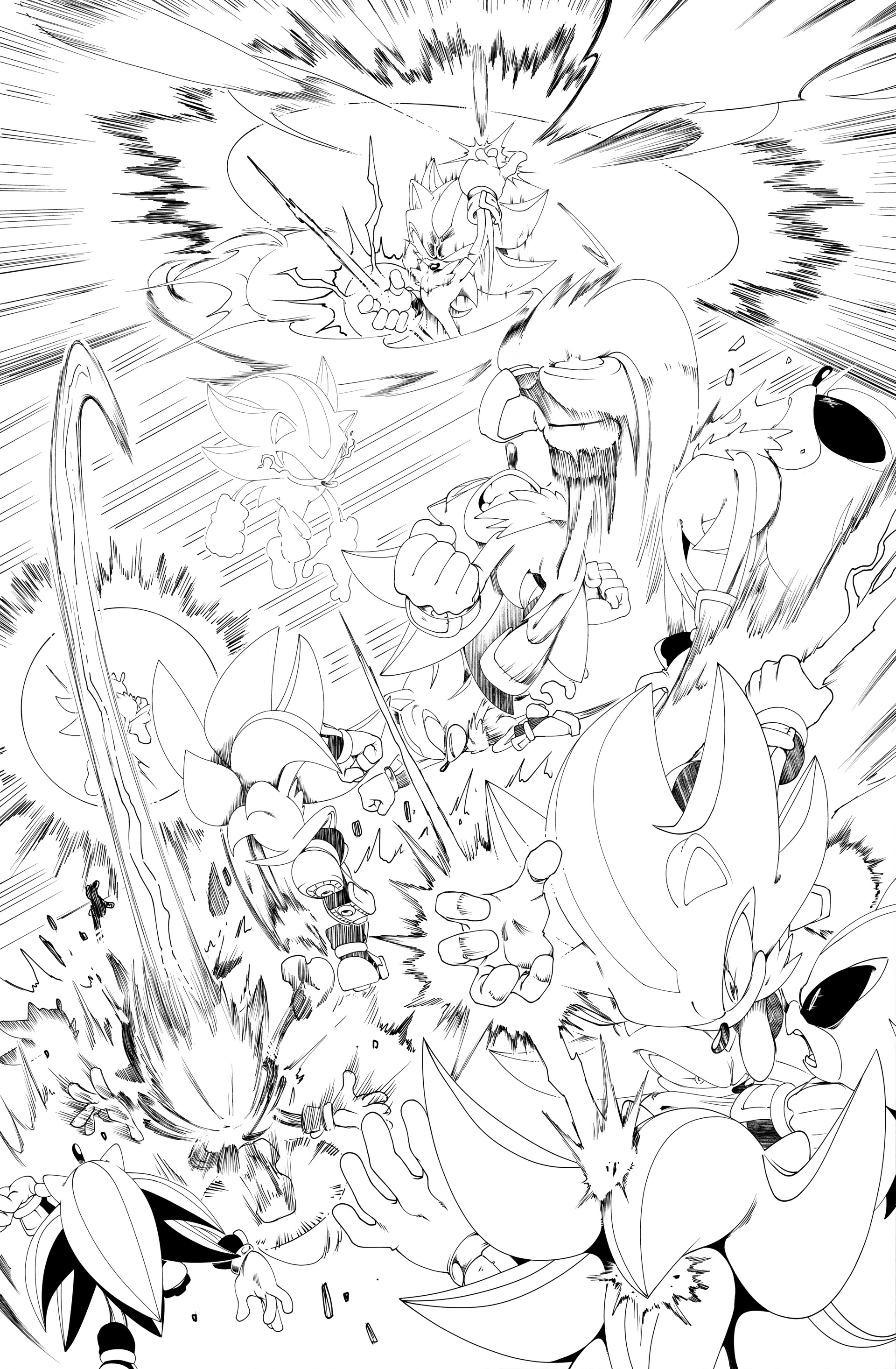 Adam Bryce Thomas - IDW's Sonic the Hedgehog - Issue 59 Samples