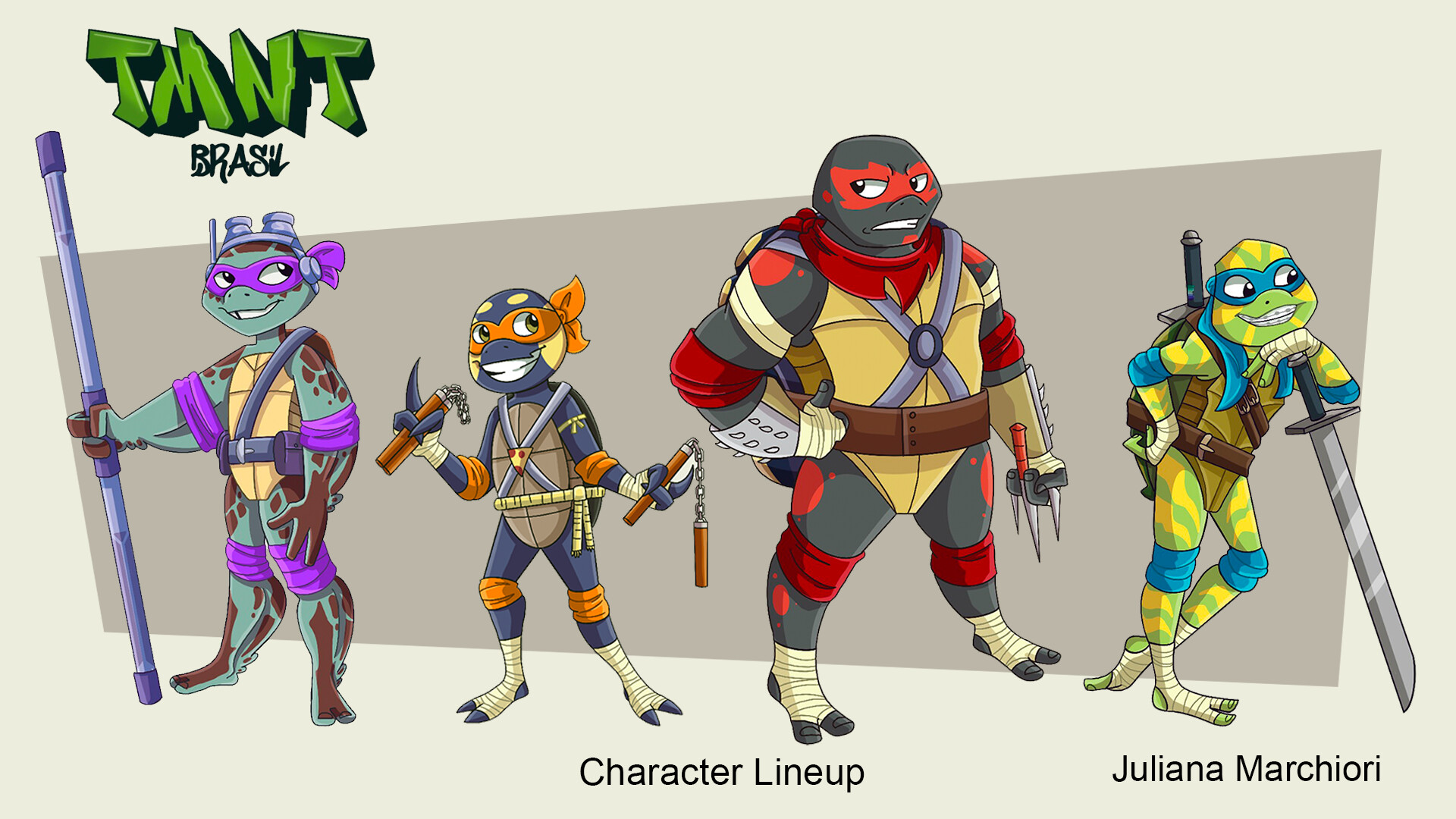 ArtStation - TMNT Brasil - Character Design