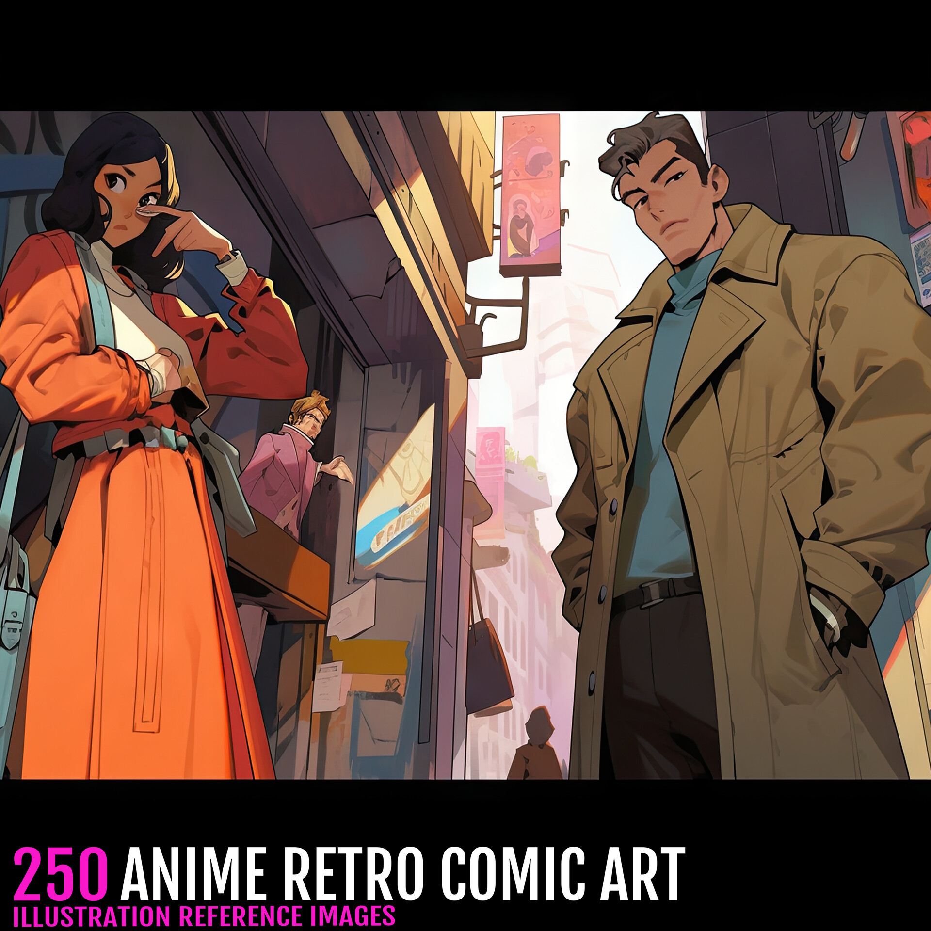 ArtStation - 250 ANIME RETRO COMIC ART / 4K