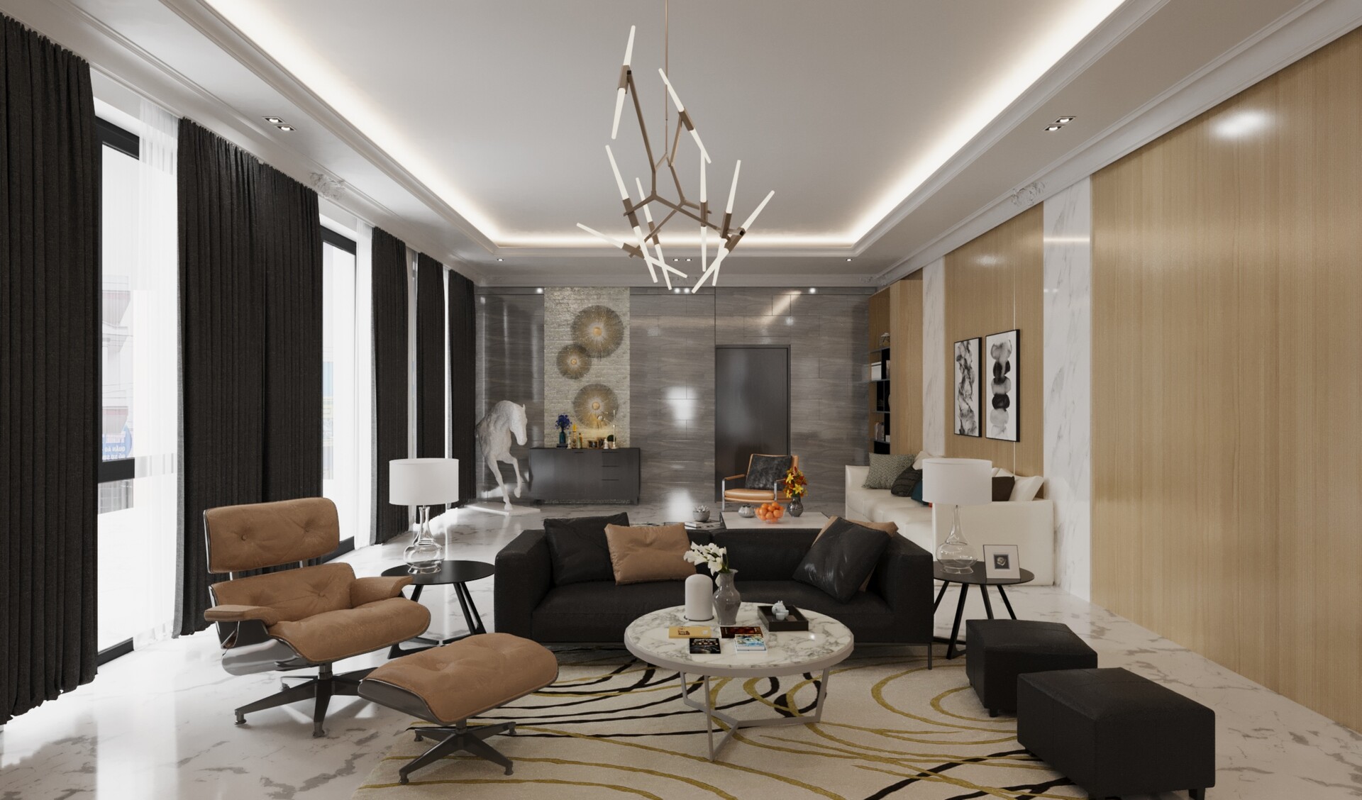 ArtStation - 3d living area