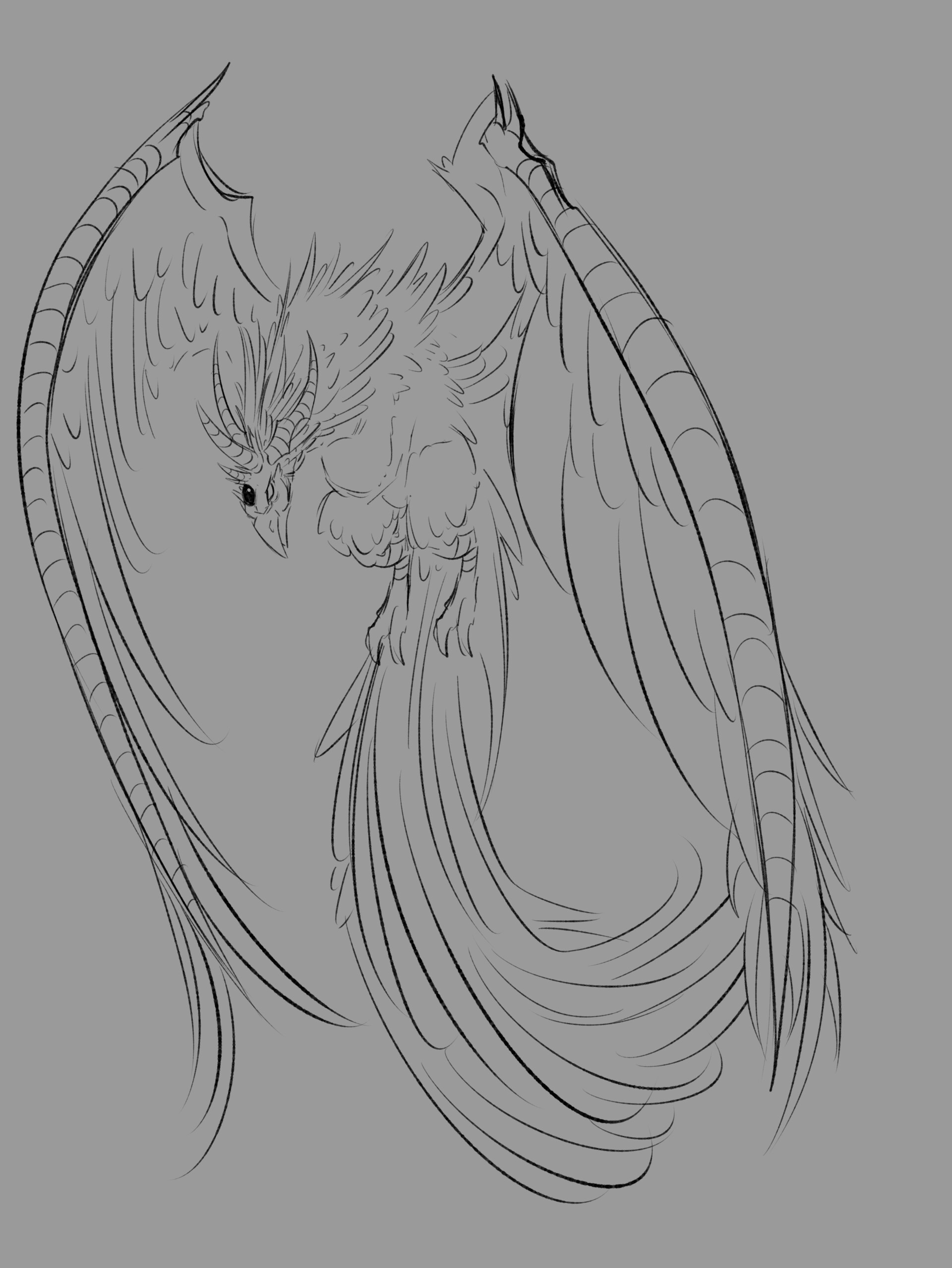 Perci - "Reborn in Lines: Exploring the Sketches of the Phoenix"