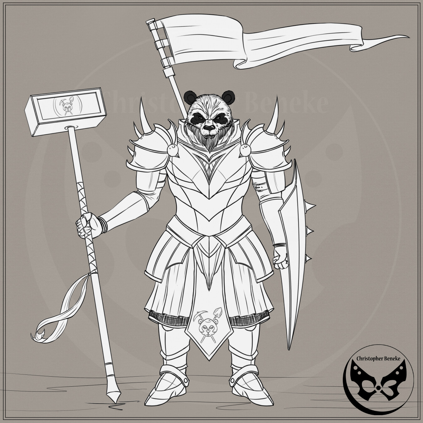 ArtStation - Tank King Panda