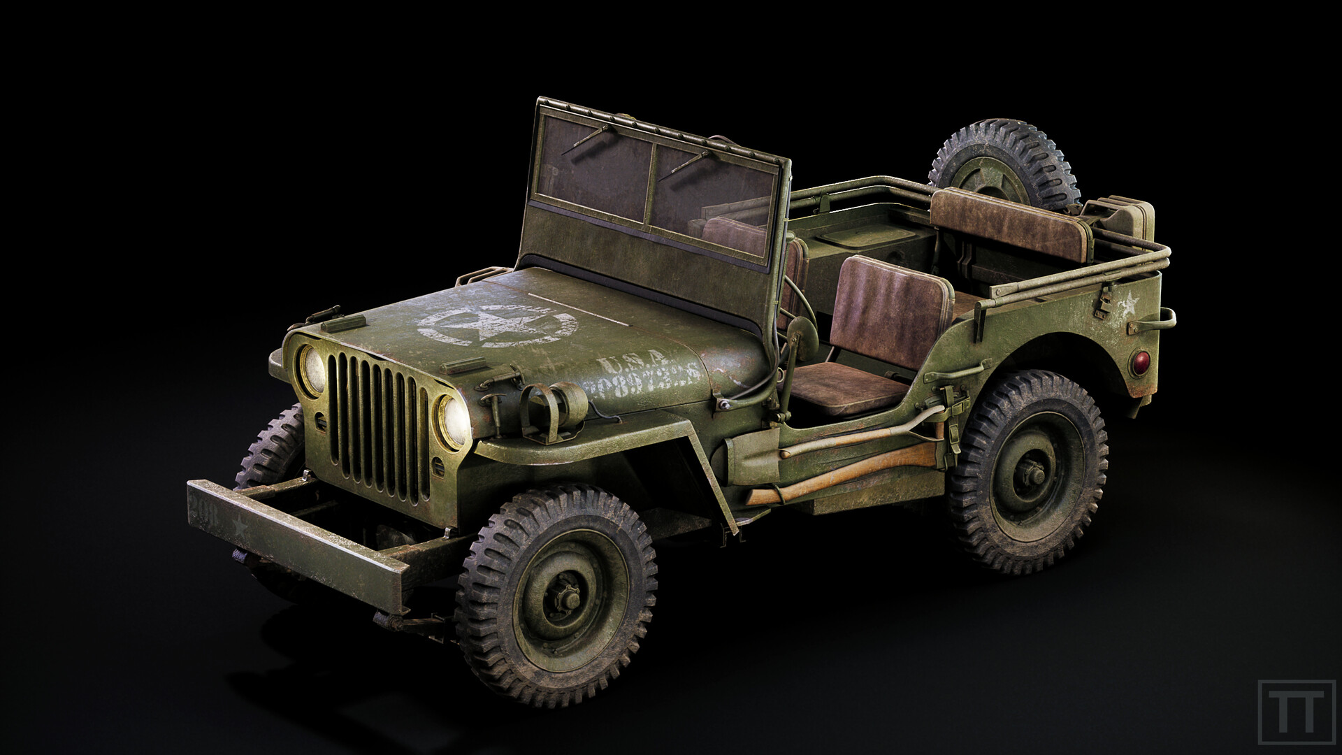 ArtStation - Willy's MB Jeep