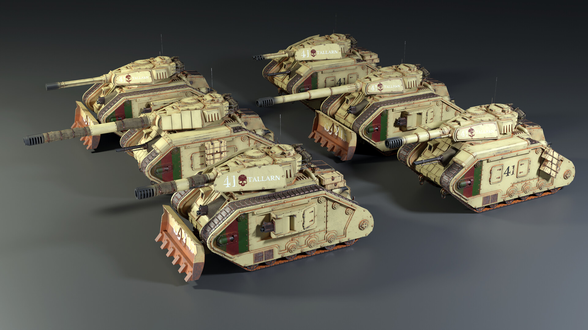ArtStation - Leman Russ Main Battle Tank
