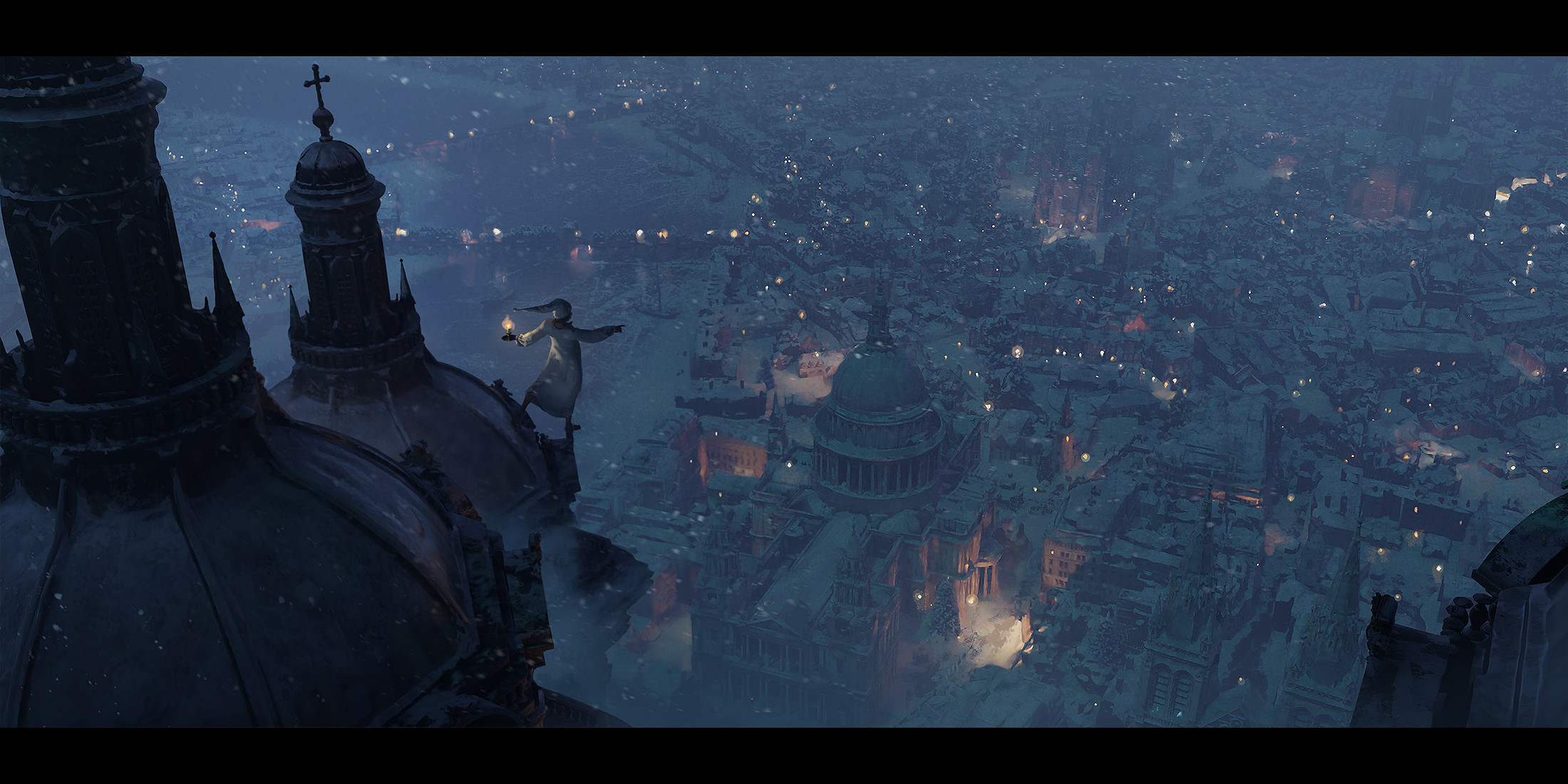 The Spirit of Christmas by Andy Walsh : r/ImaginaryLandscapes