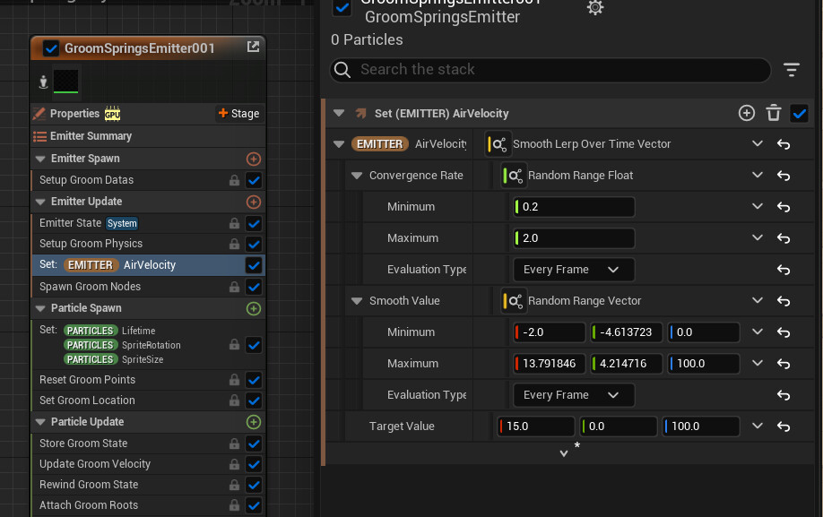 Yegor Omelchenko - UE5.3 Custom groom physics