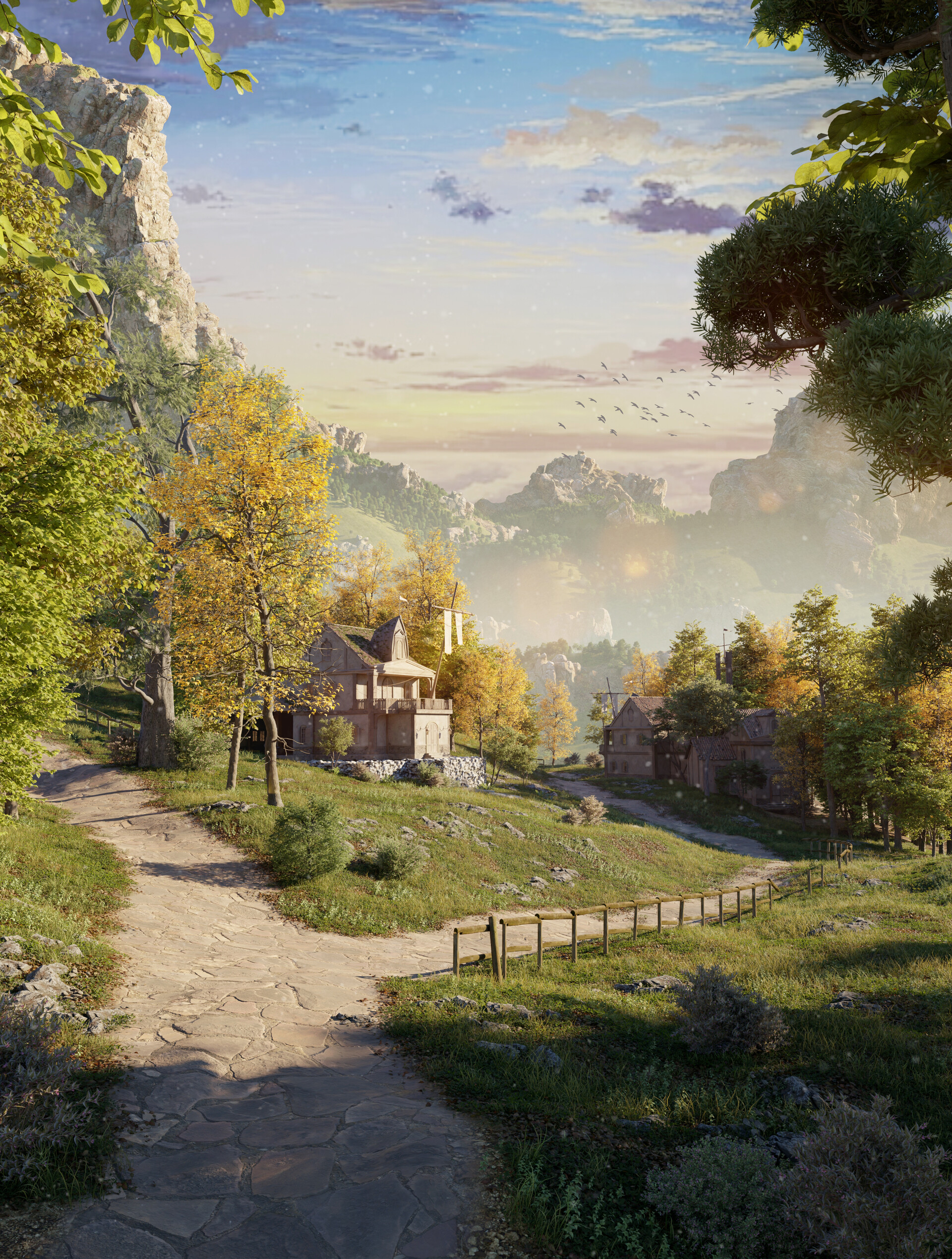 ArtStation - In the Heart of Enchanted Nature