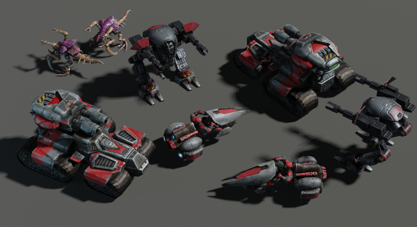 Robert Rose - StarCraft classic units for Project Koprulu