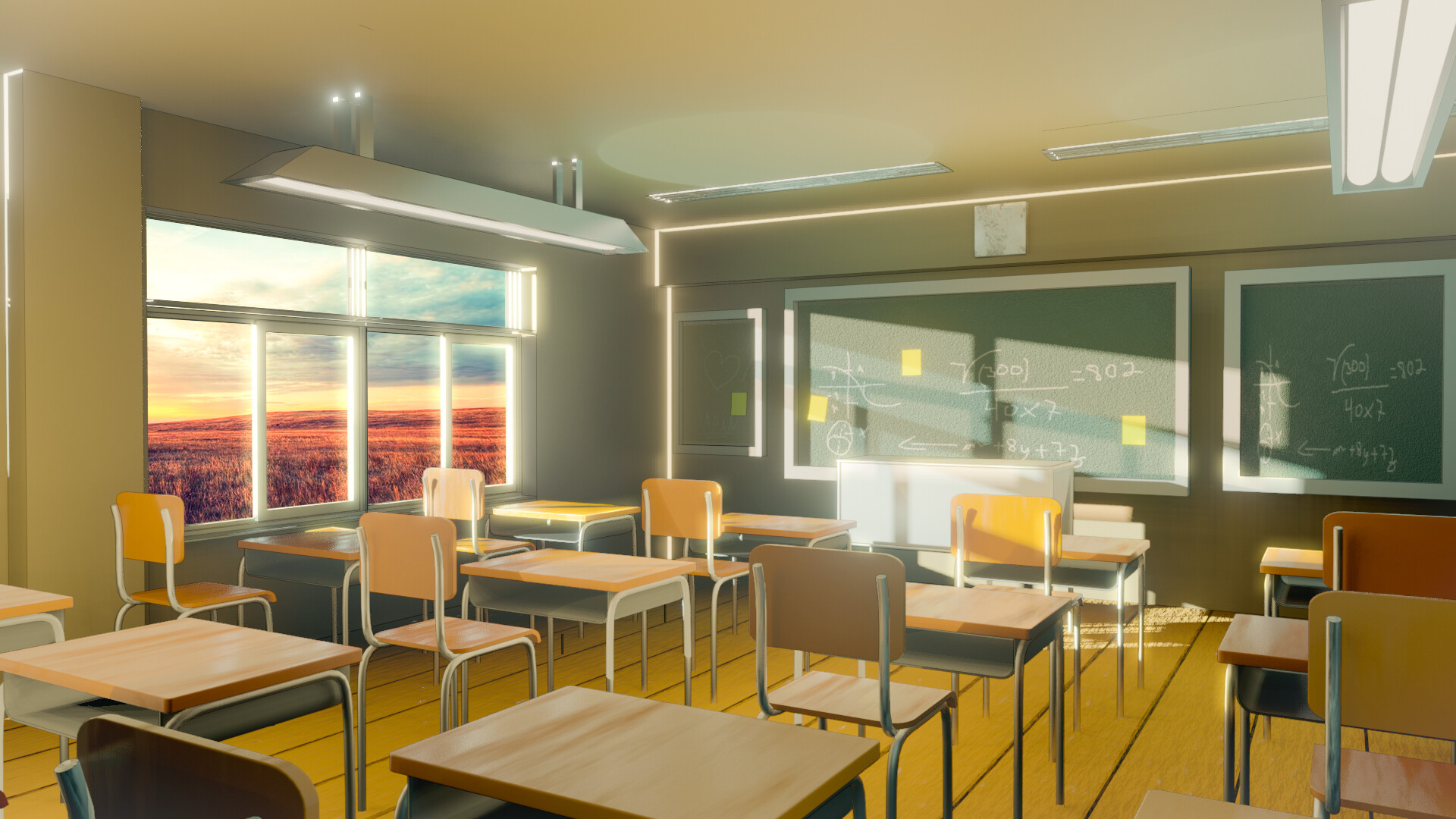ArtStation - Class Room