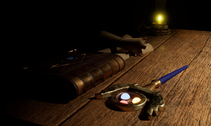 ArtStation - Wizards Study (NI NO KUNI)