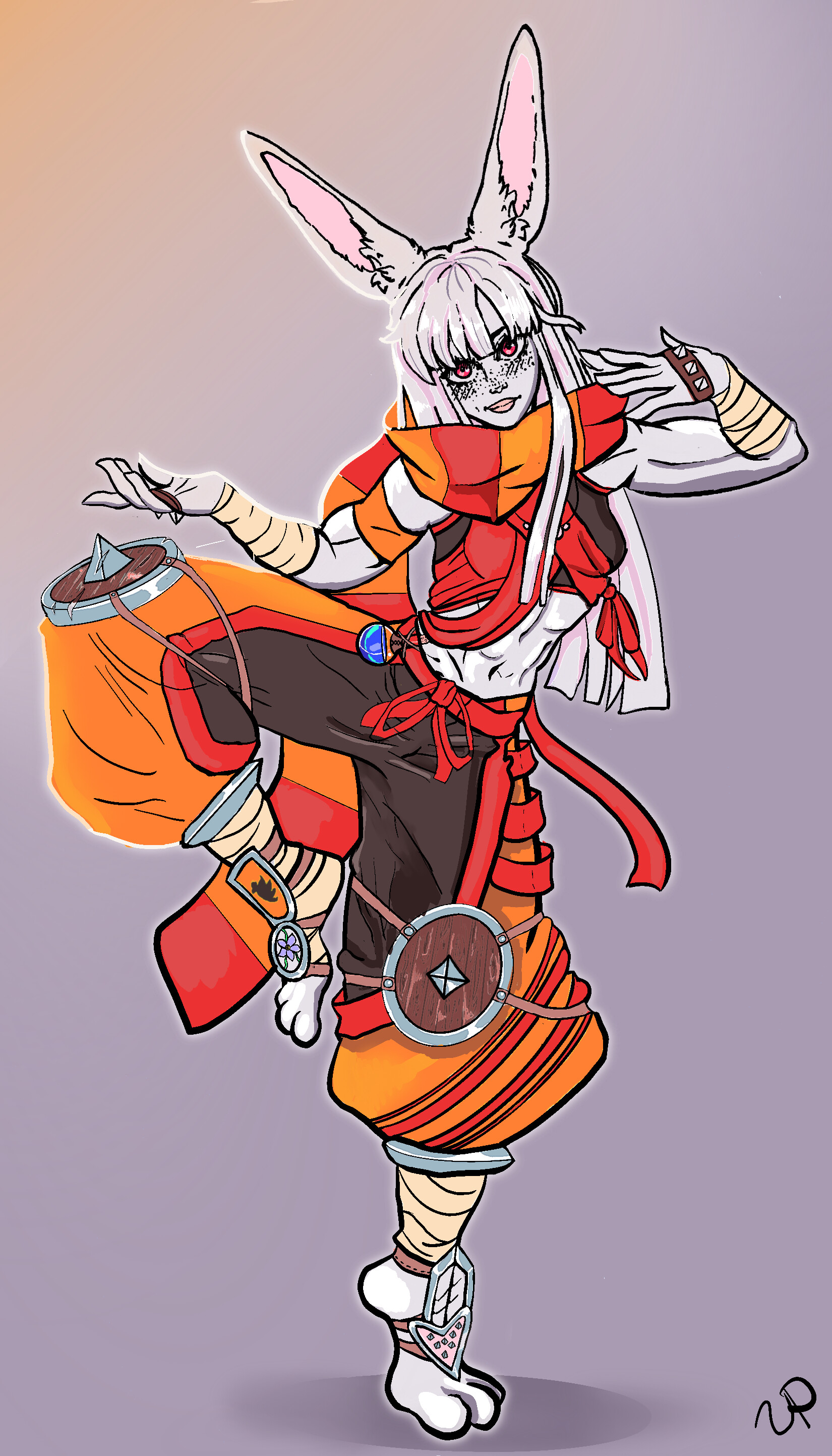 Veronica Porter - Clara Lightfoot, Bunnygirl Kickboxer TTRPG Miniature ...