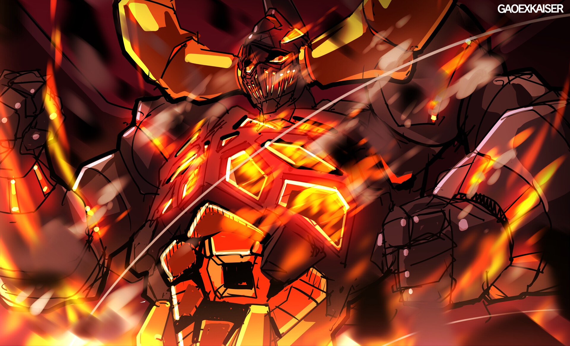 ArtStation - Gaiking Face Open